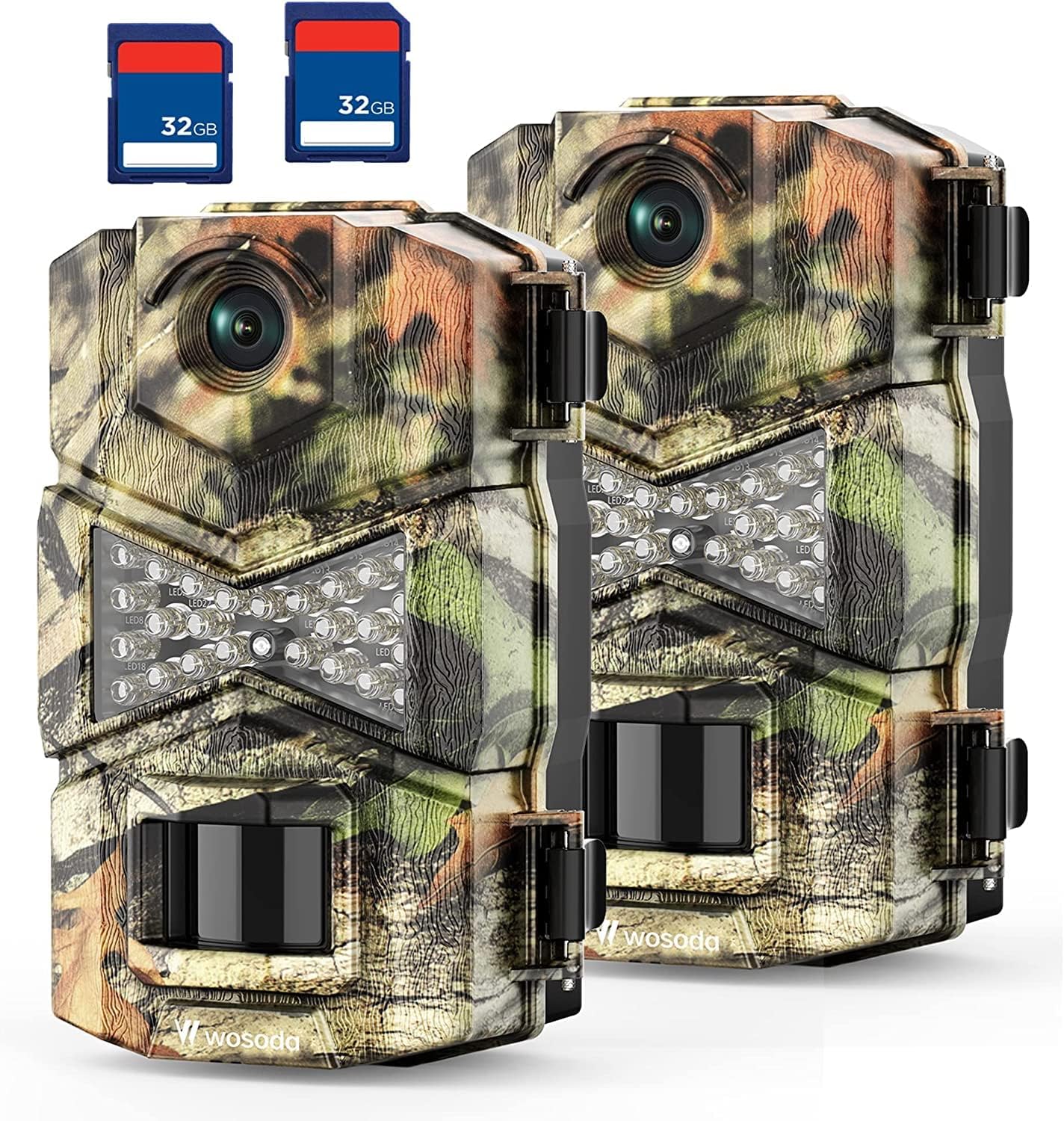 Amazon.com: KJK Trail Camera 36MP 2.7K, Mini Game Camera with Night ...