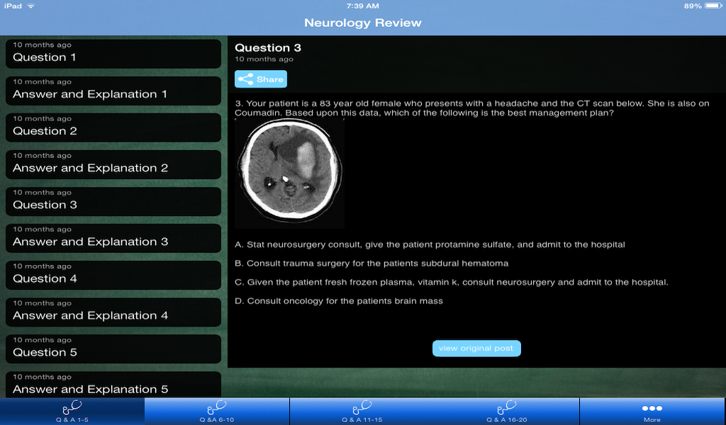 Neurology Board Review Questions - App on Amazon Appstore