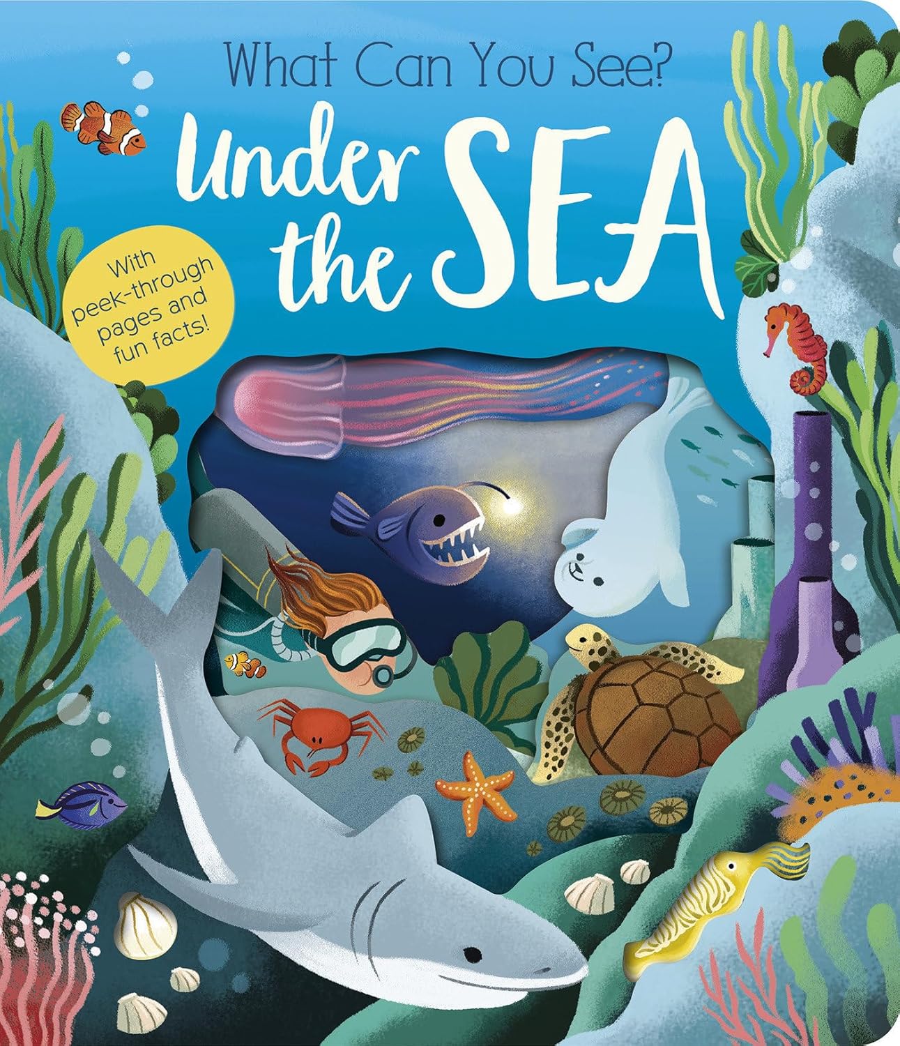 What Can You See? Under the Sea: With peek-through pages and fun facts ... What Can You See? Under the Sea: With peek-through pages and fun facts ...