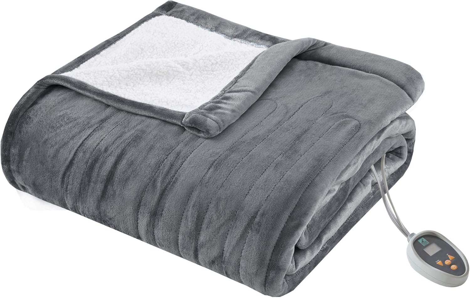 Amazon.com: Sleep Philosophy True North Heated Ultra Soft Plush Reverse ...