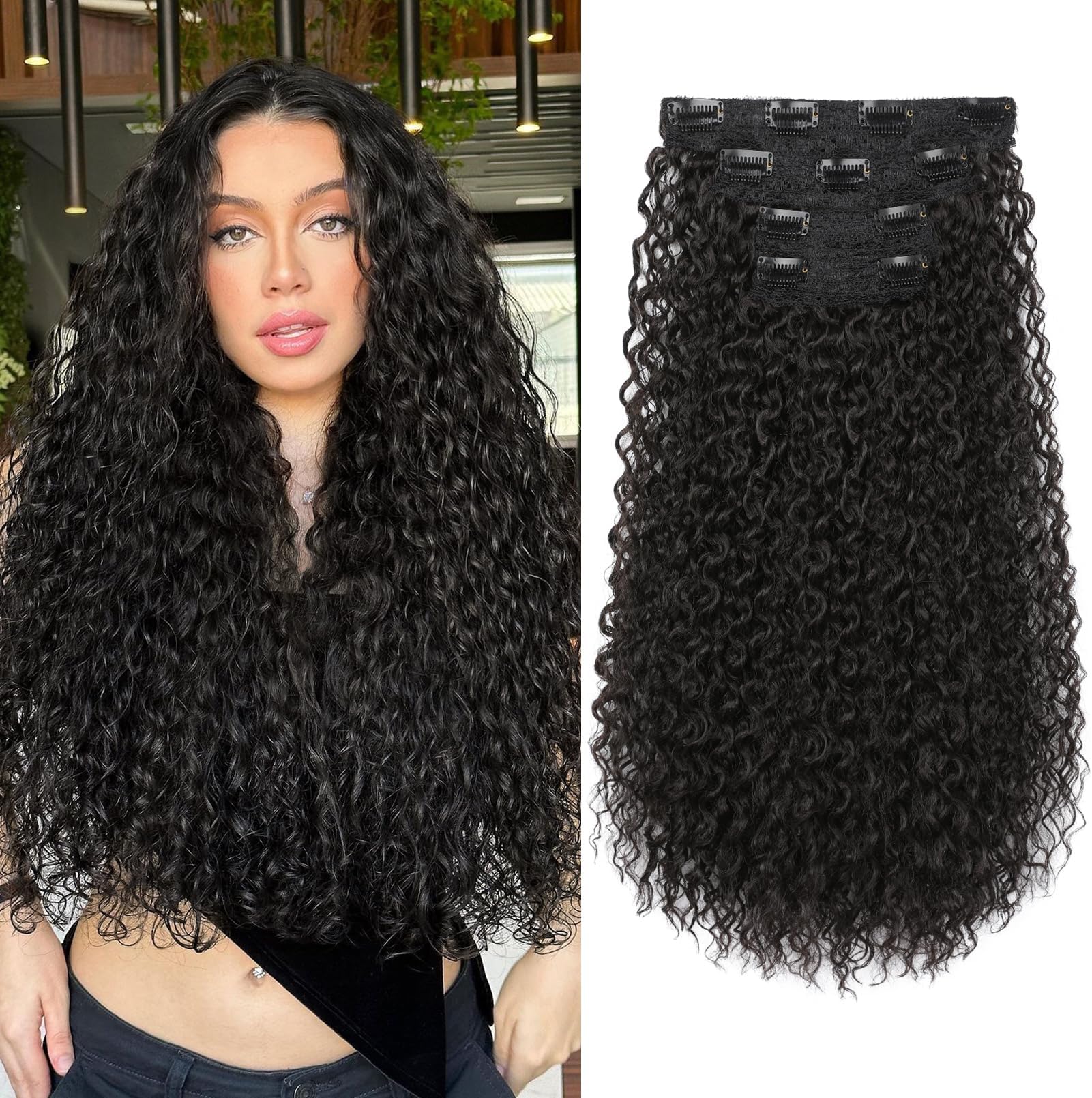Clip In Hair Extensions Lonai 20 4pc 100 Pure Protein | Desertcart INDIA