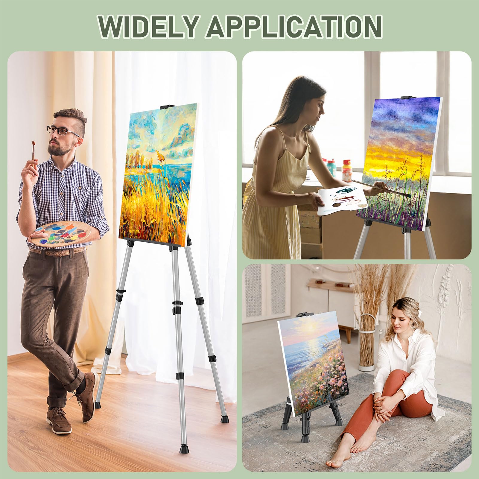 Snapklik.com : Art Painting Easel Stand - Portable Adjustable Easel ...