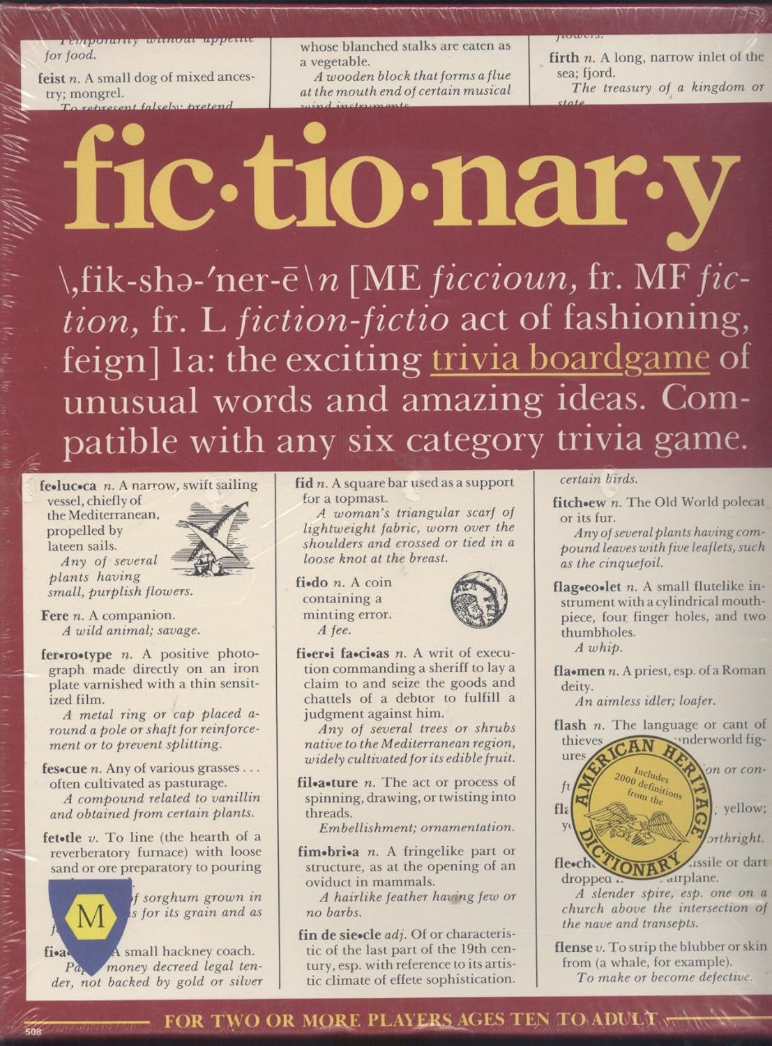 Amazon.co.jp: Fictionary (Mayfair Games) : 洋書