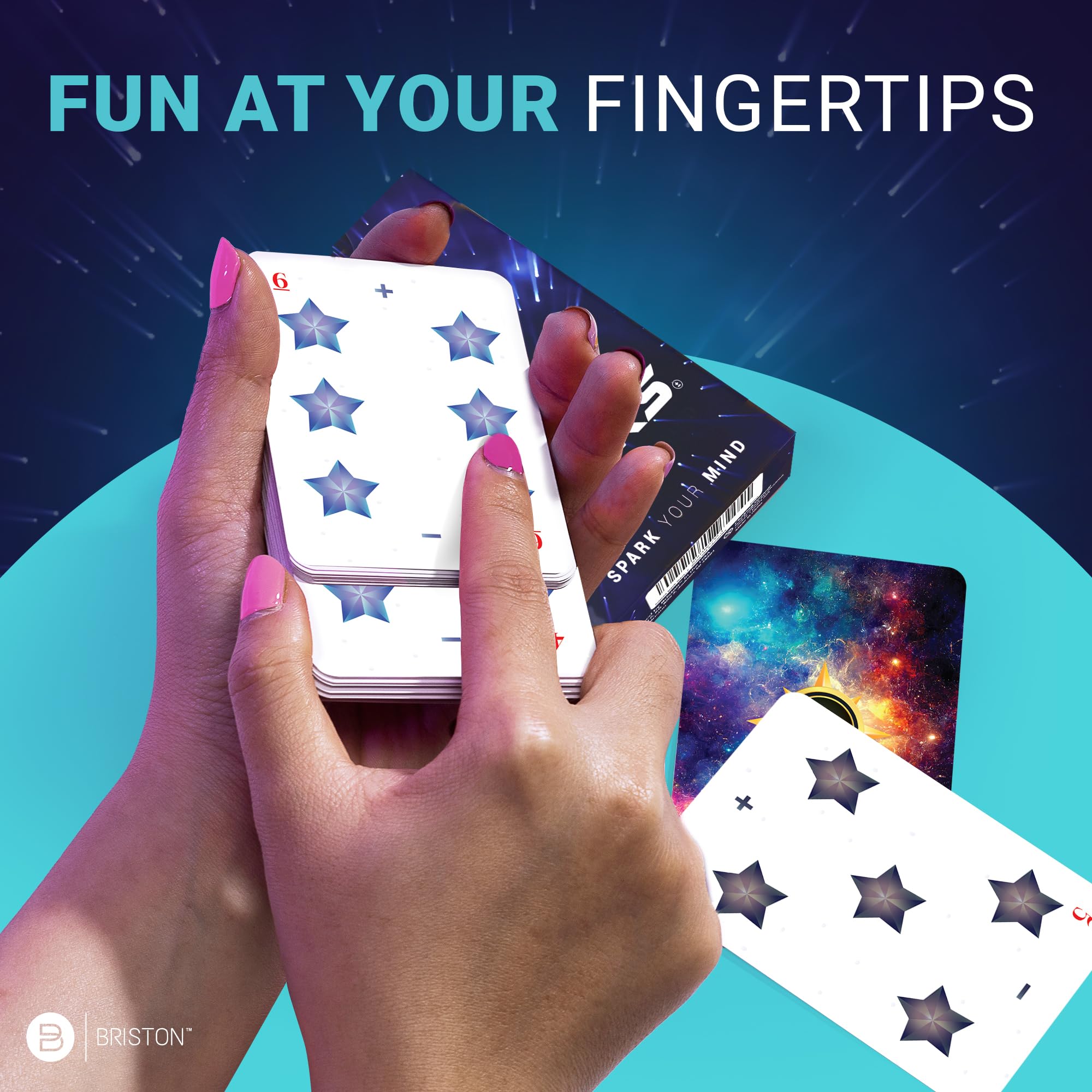Snapklik.com : Math Stars Educational Card Game For Kids And Adults Fun ...