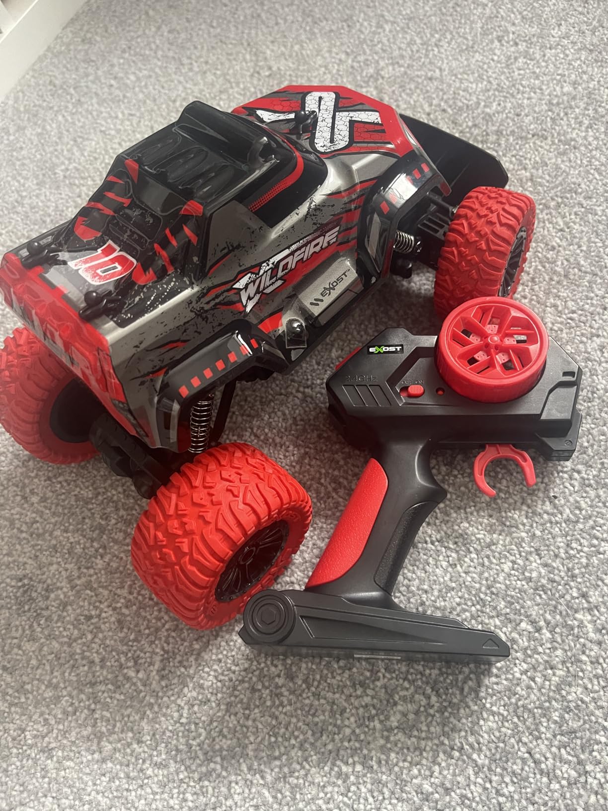 Exost X-Wildfire, Powerful Remote Control Crawler with Durable Shock Absorbing Tyres, 2.4Ghz ...