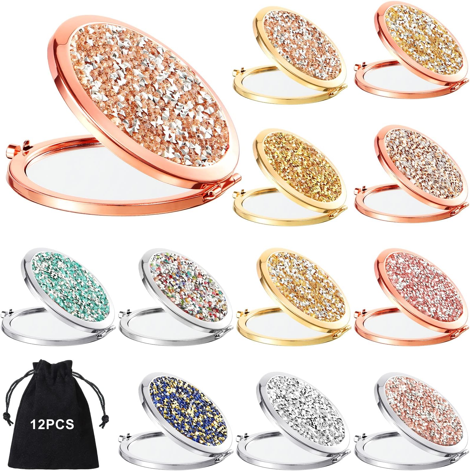 Amazon.com: WE Cinderella High Heel Shoe Design Compact Mirror Favor ...