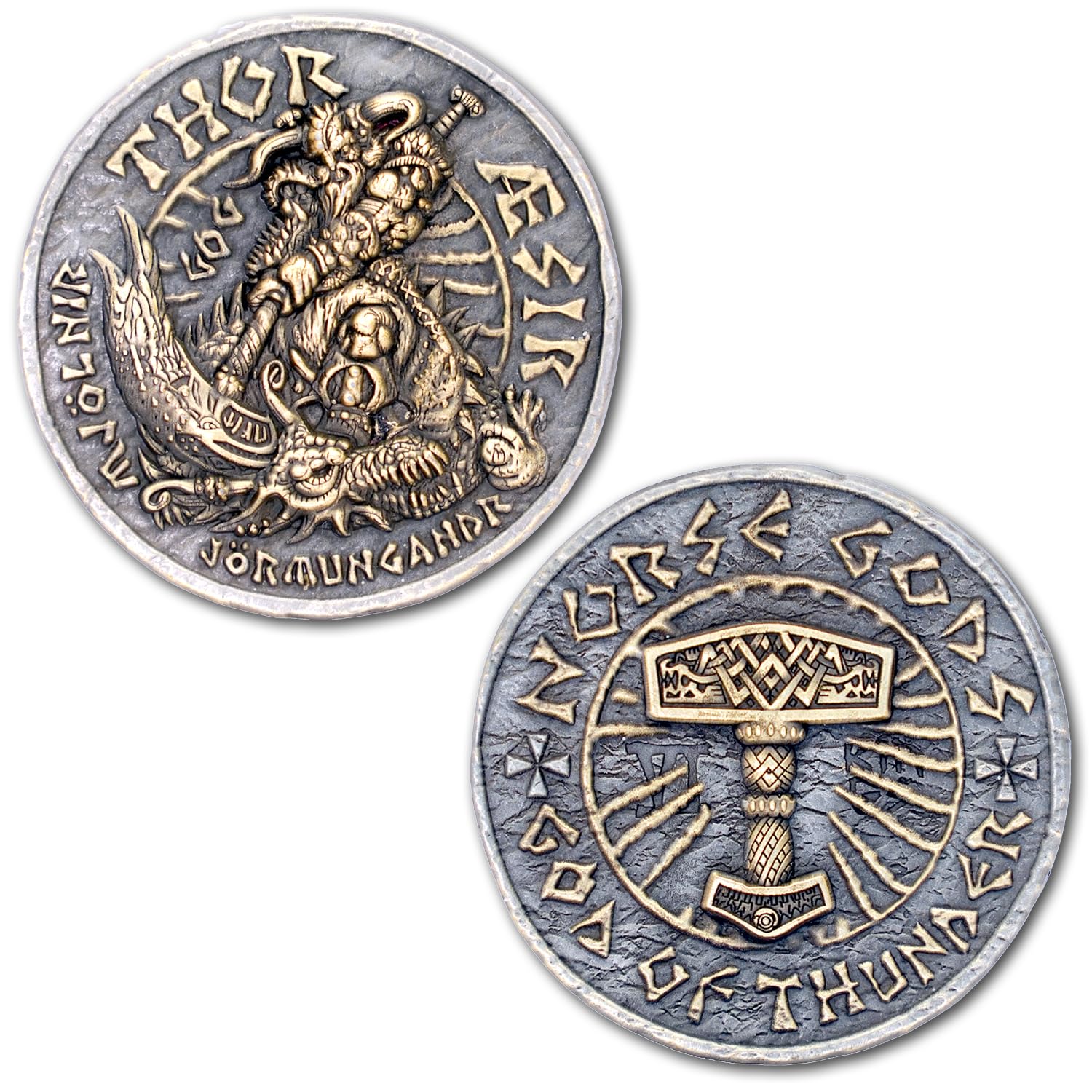Amazon.com: Thor Viking Norse God Ancient Collectible Coin ...