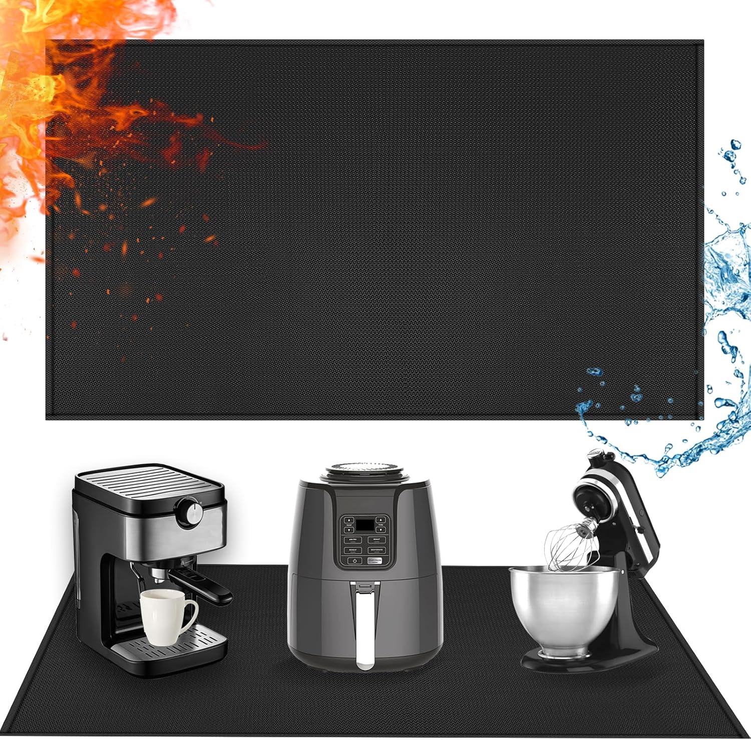 Amazon.com: Amerbro Extra Large Heat Resistant Mat for Countertop, 24 x ...