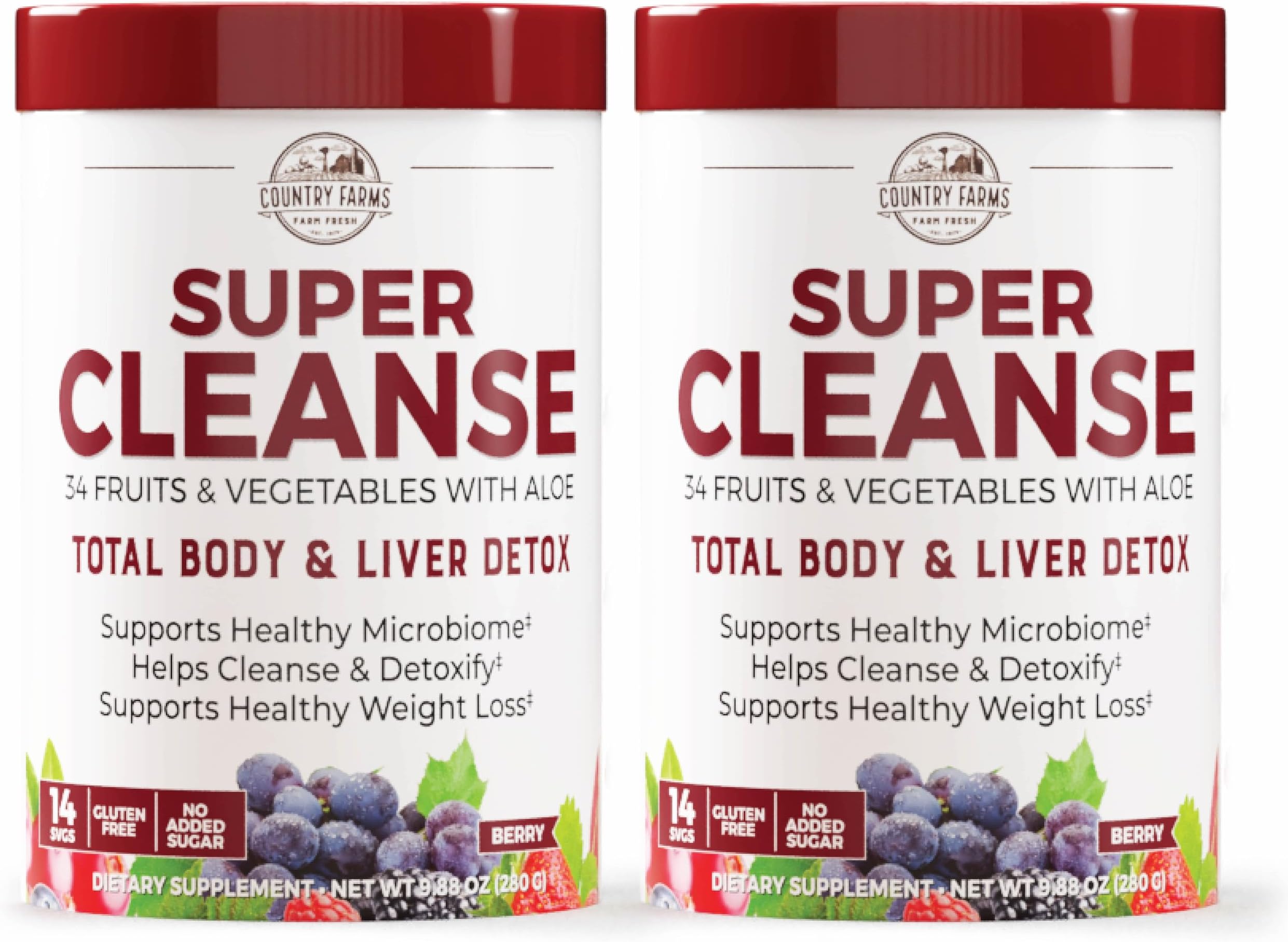 Amazon.com: COUNTRY FARMS Super Cleanse, Super Juice Cleanse, Supports ...