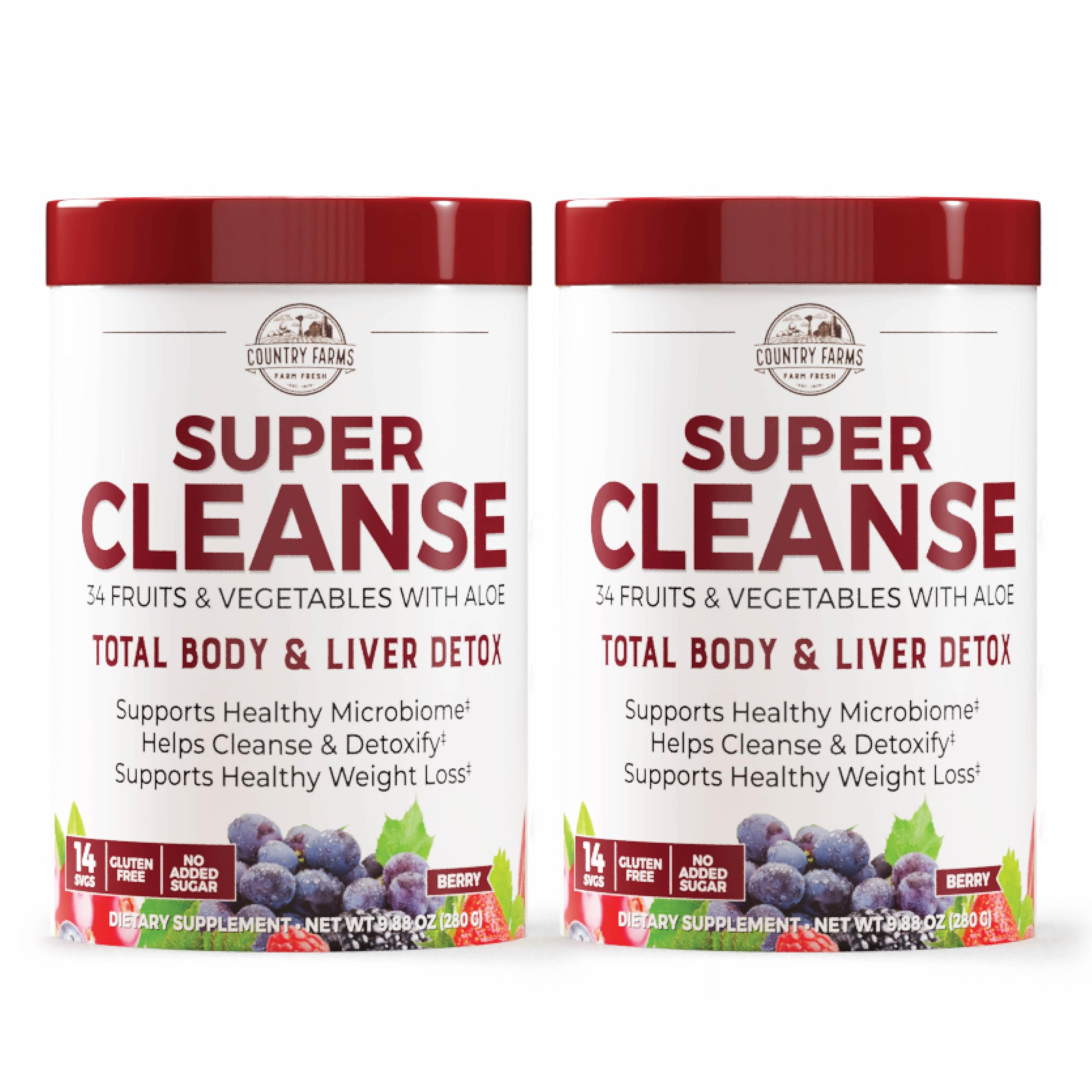 Amazon.com: COUNTRY FARMS Super Cleanse, Super Juice Cleanse, Supports ...