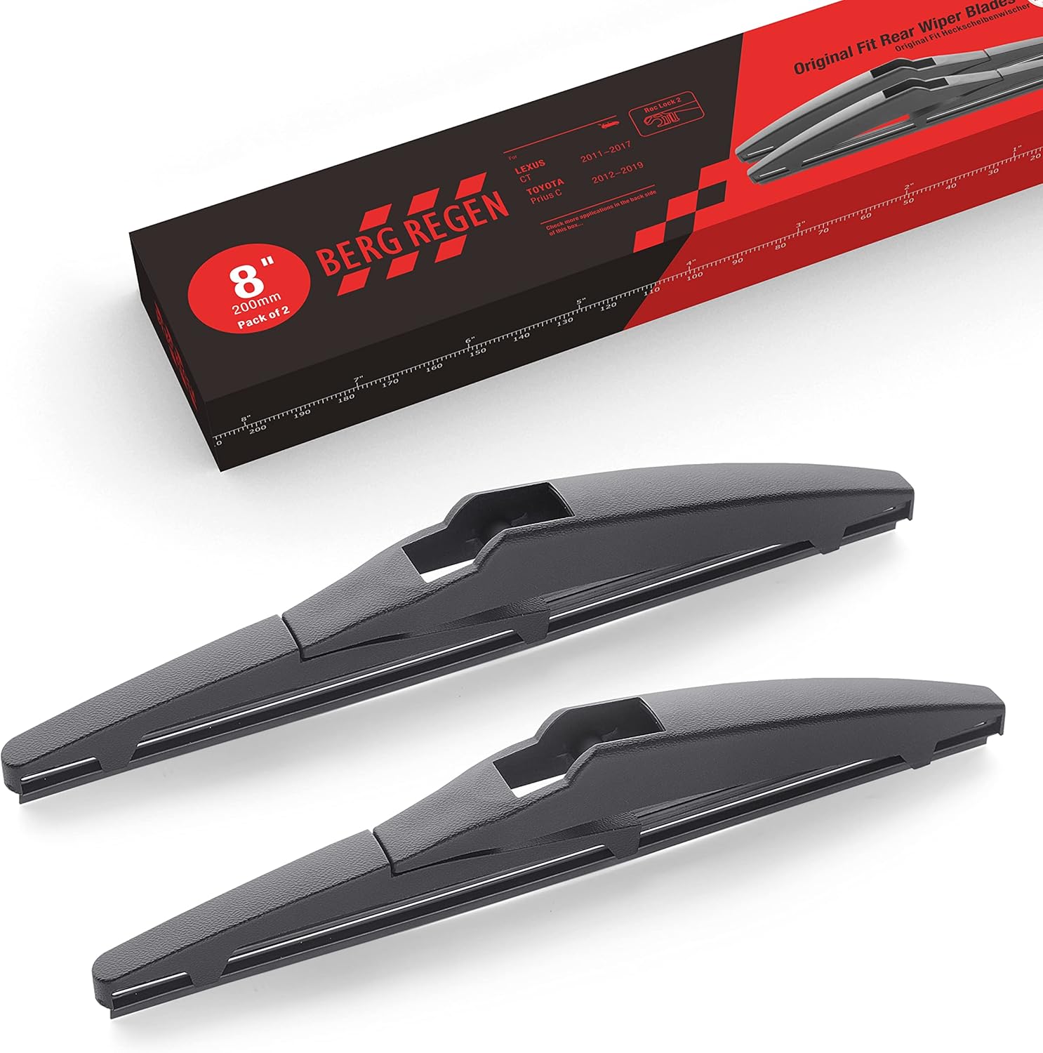 Amazon.com: 8"(8-A) Rear Wiper Blades Fit for Scion xD 2014-2008 ...