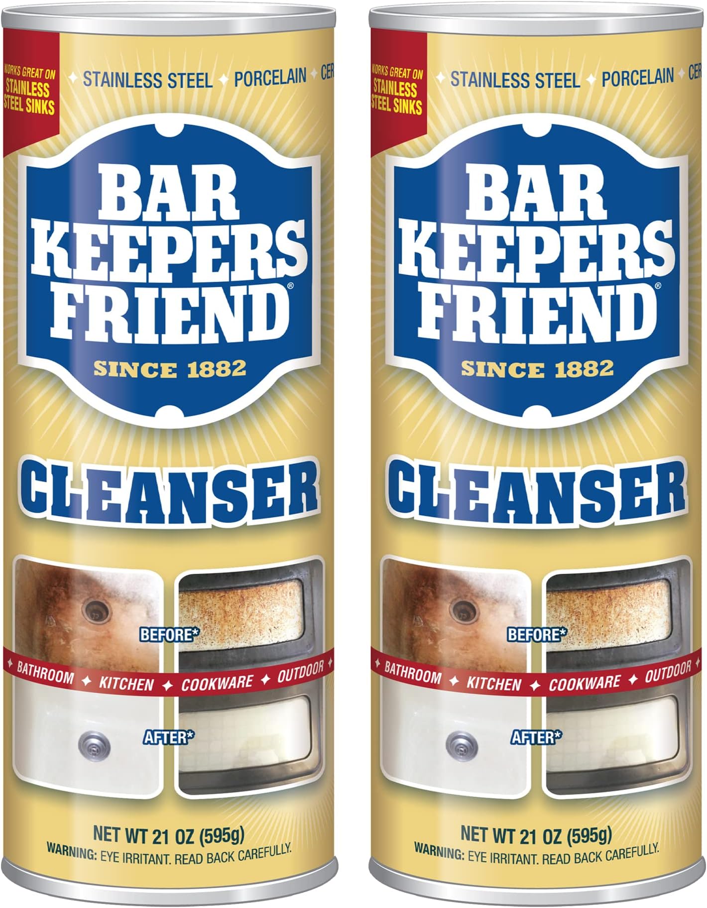 Amazon.com: Bar Keepers Friend Soft Cleanser Liquid (2 x 13 Ounce ...