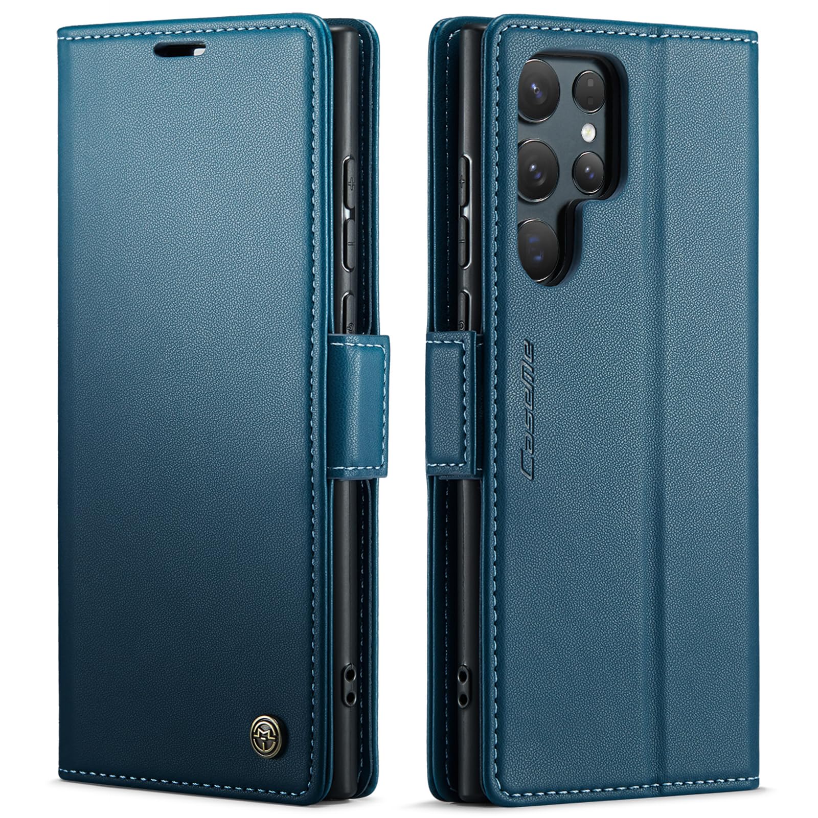 HAII Flip Wallet Case for Samsung Galaxy S24 Ultra, with RFID Blocking Credit Card Slot ...