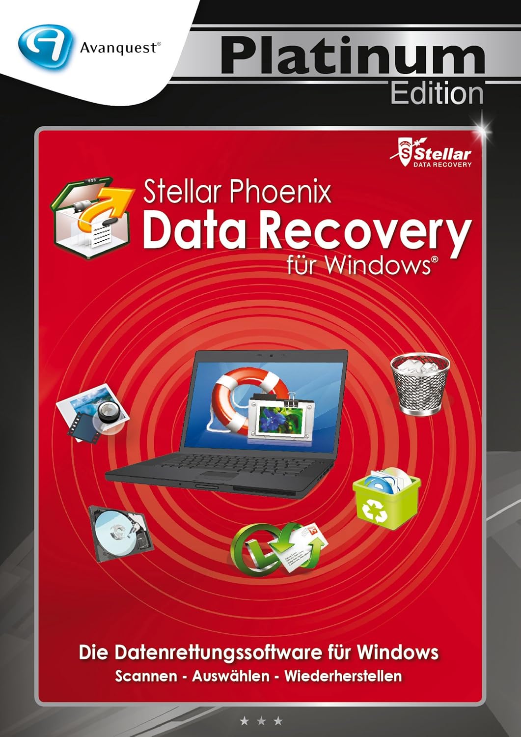 Stellar Phoenix Data Recovery für Windows - Avanquest Platinum Edition ...