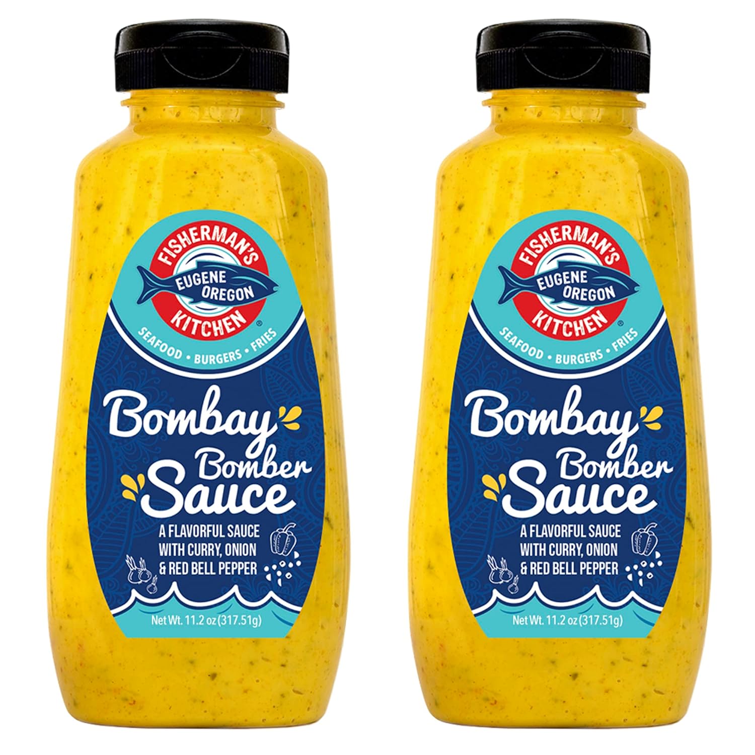 Amazon.com : Fisherman's Kitchen Bombay Bomber Sauce (2 Pack) : Grocery ...