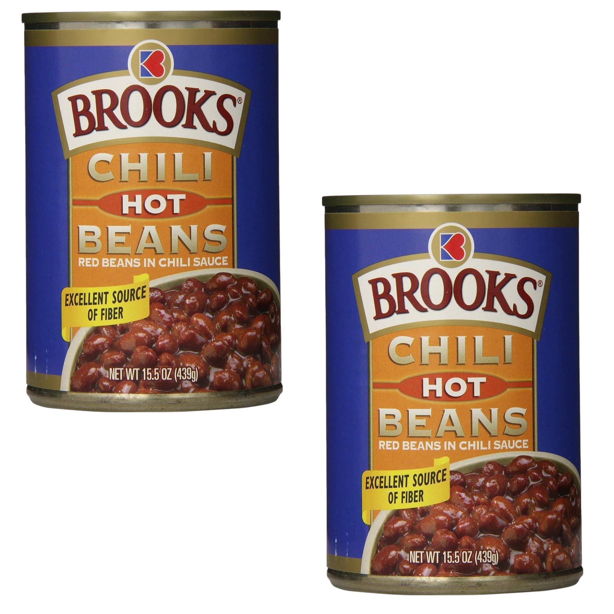 Amazon.com : Brooks Chili Beans, Red Beans in Chili Sauce, 2 Pack ...