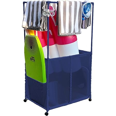 Amazon.com : Essentially Yours Rolling Pool Storage Organizer Bin ...