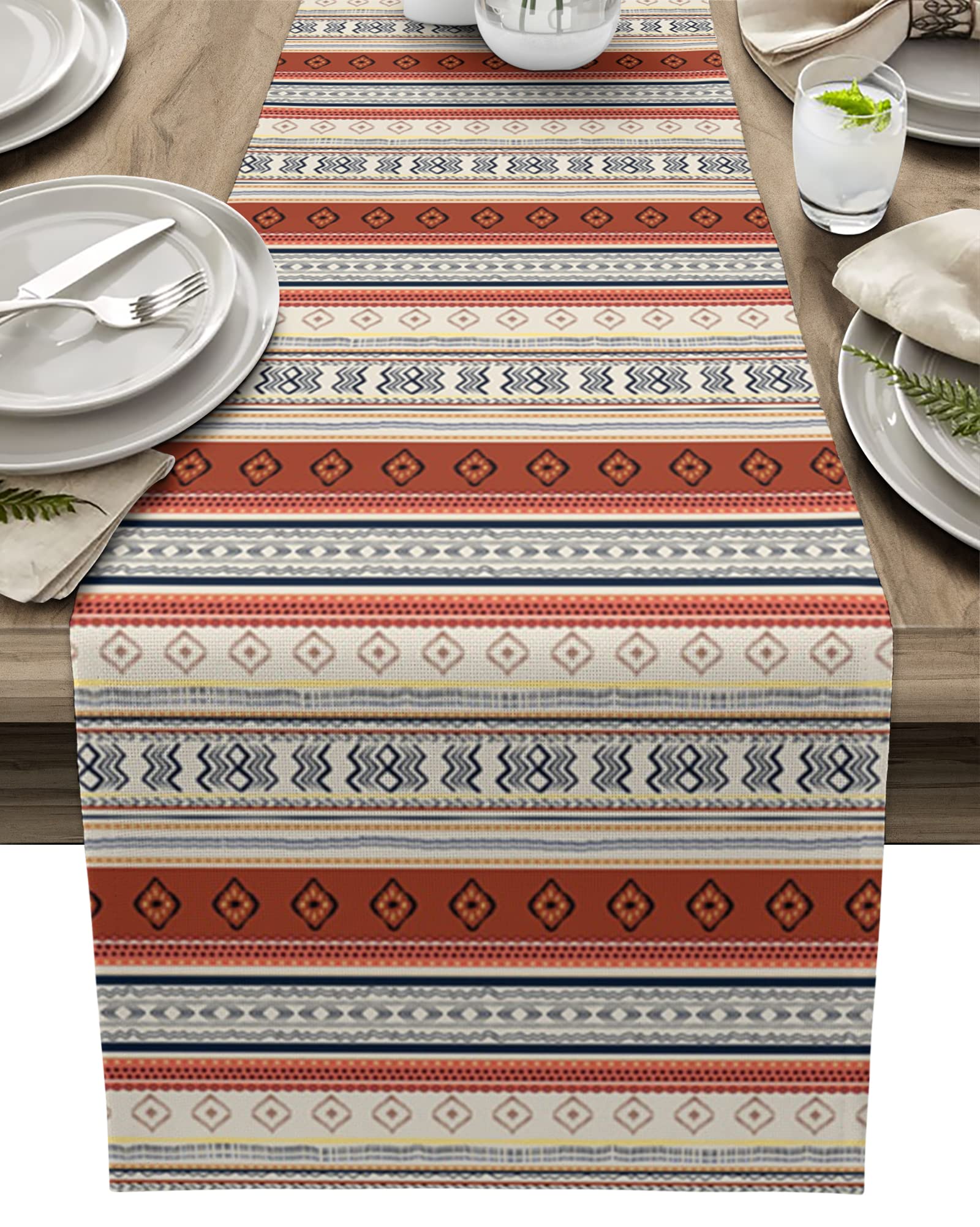 Amazon.com: Boho Table Runners 36 inches Long Farmhouse Western Wedding ...