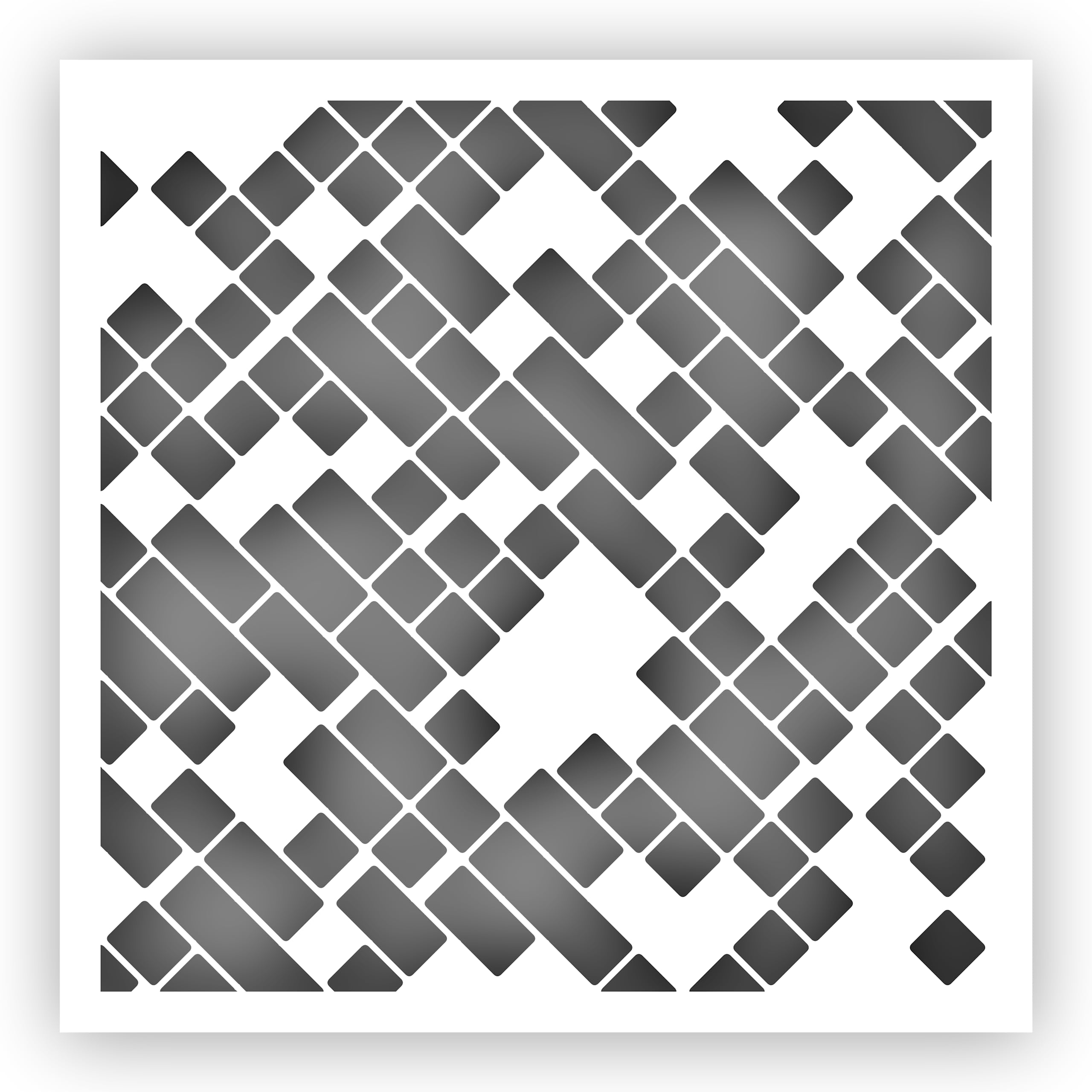 Pattern #14 Stencil - Choose a Size - Laser-Cut Reusable Plastic | eBay