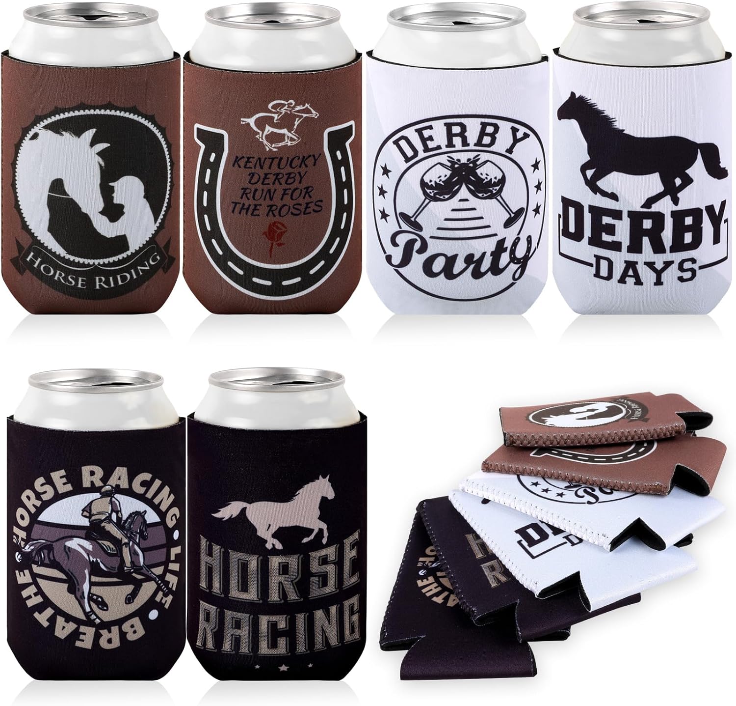 Amazon.com: Olgaa 12 Pcs Kentucky Horsing Racing Derby Party ...