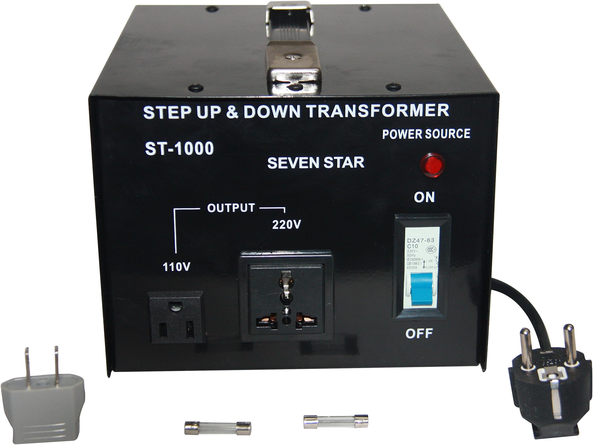 Amazon.com: seven star st 1000 Step Up/Down transformer converts 220 ...