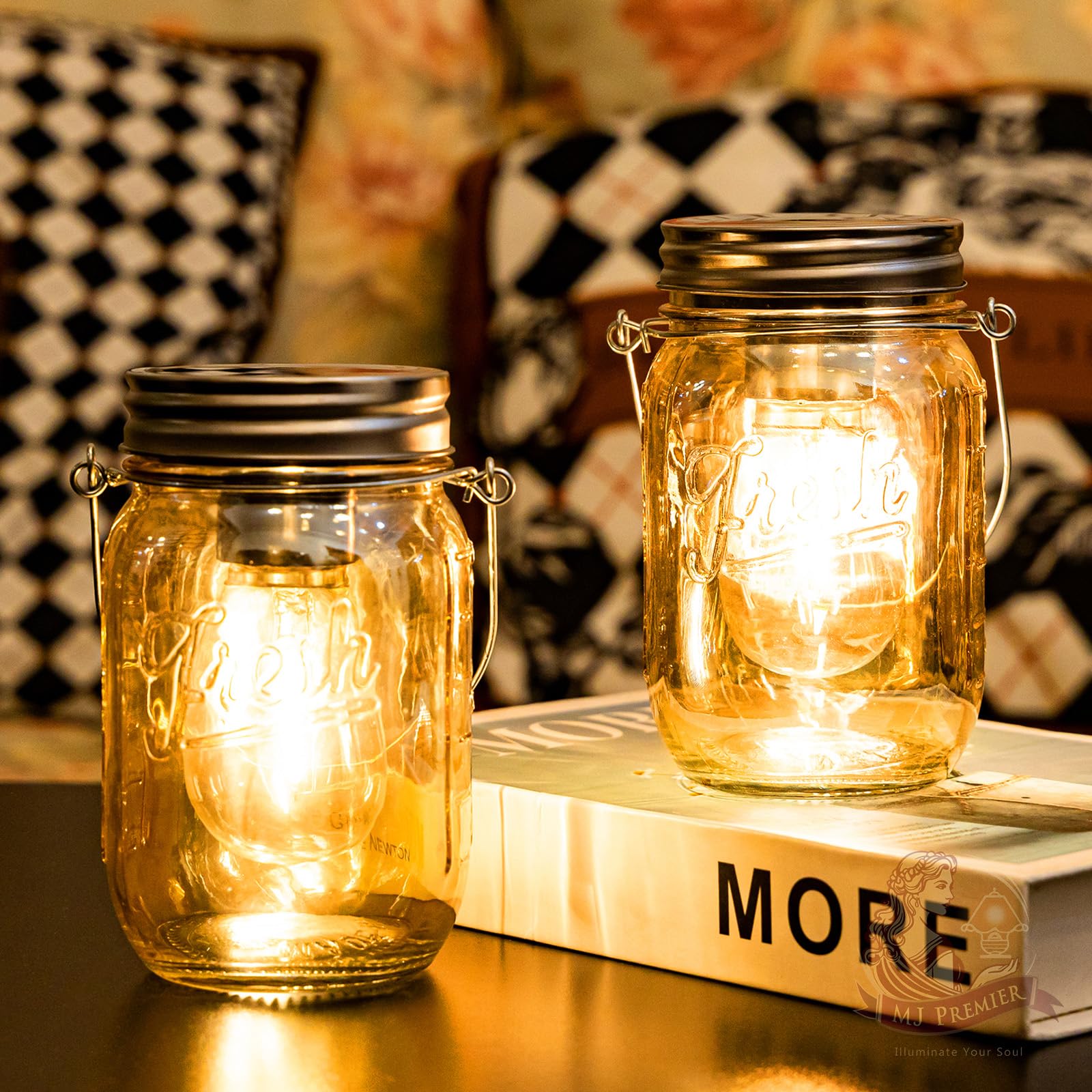 Mason Jar Lights Battery CLOSEOUT Fantado MoonBright™ 6 Pack LED