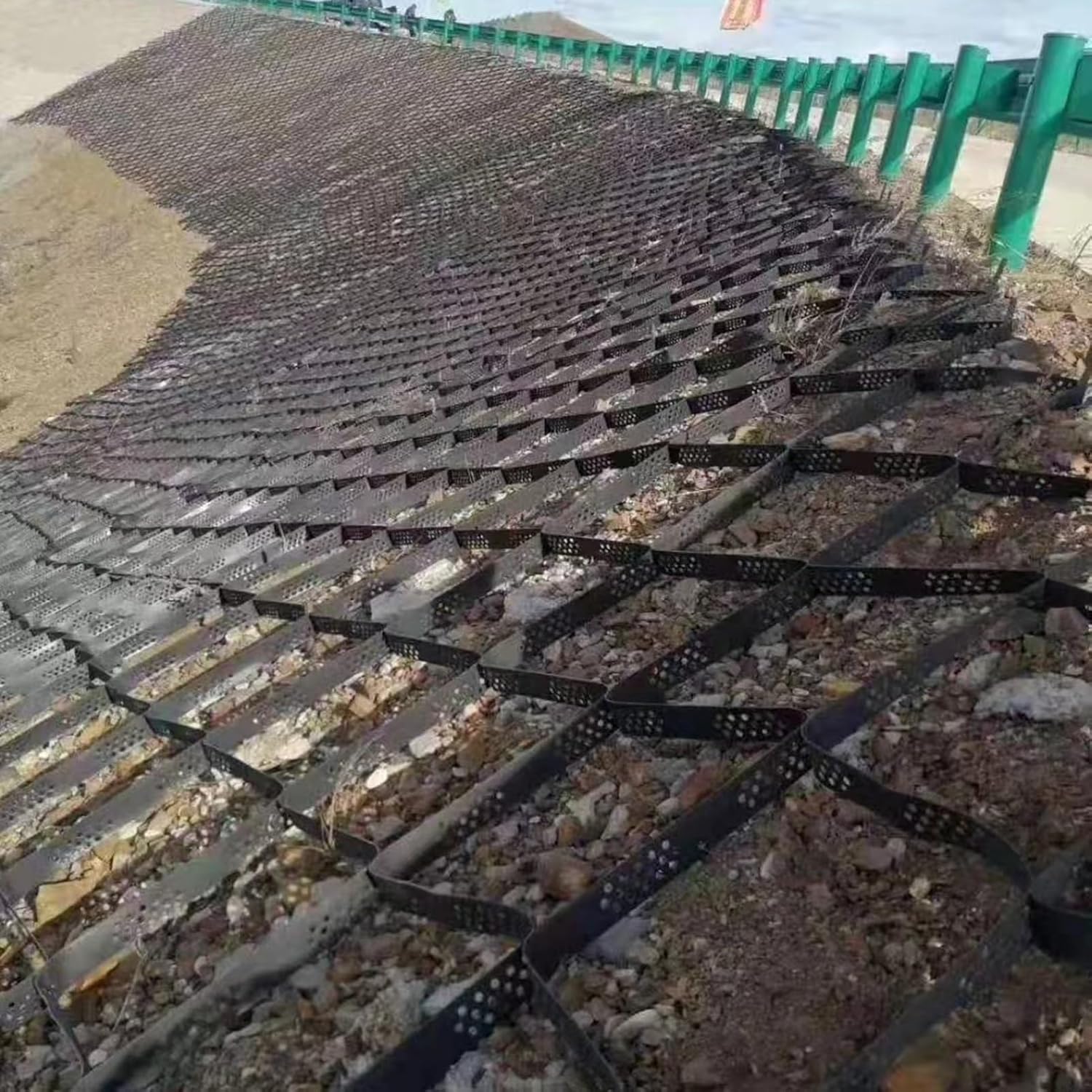 Amazon.com: CMYUN Slope Landscaping Gravel Ground Grid, Heavy Load ...