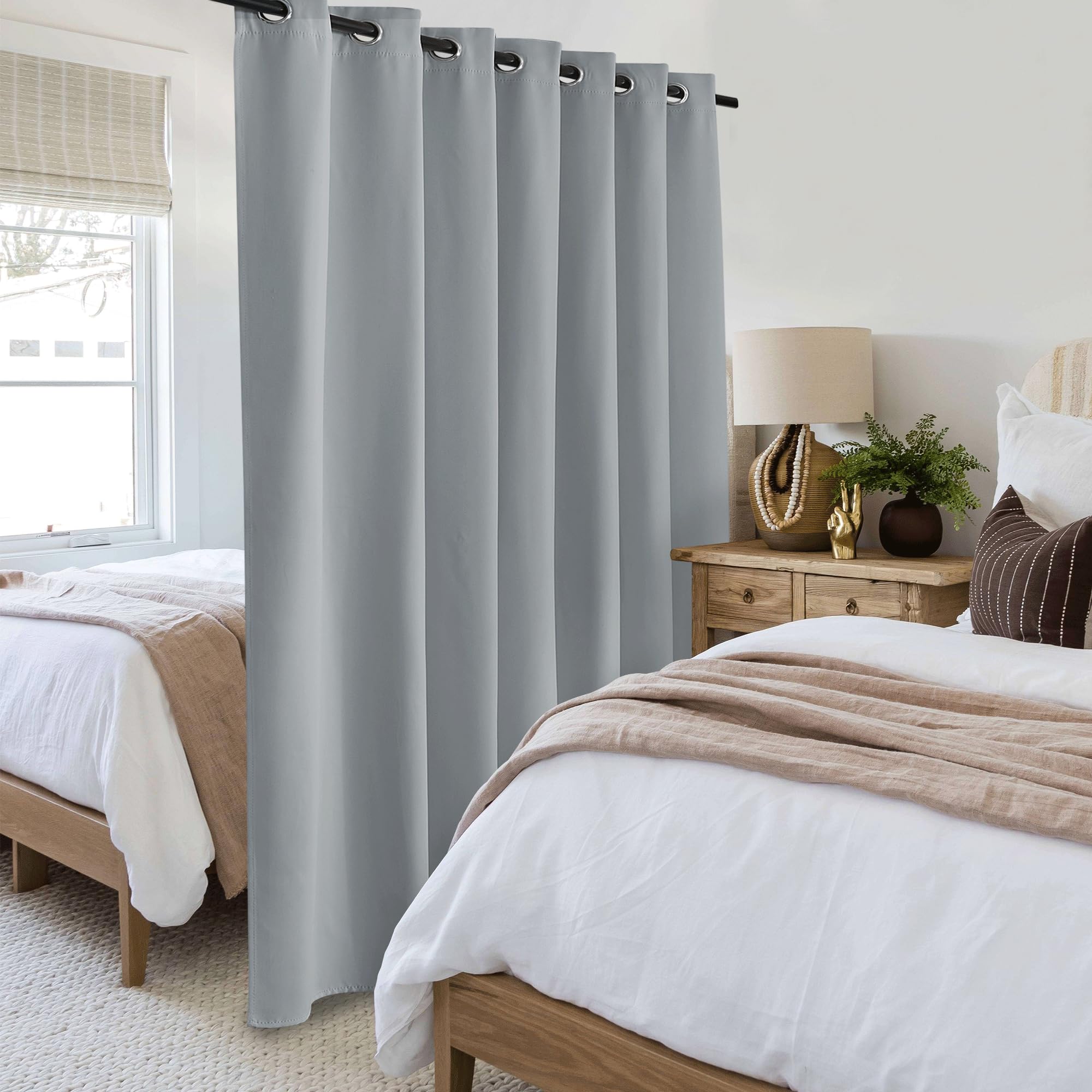 Amazon.com: Beauoop 100% Blackout Curtains 96 Inches Long for Patio ...