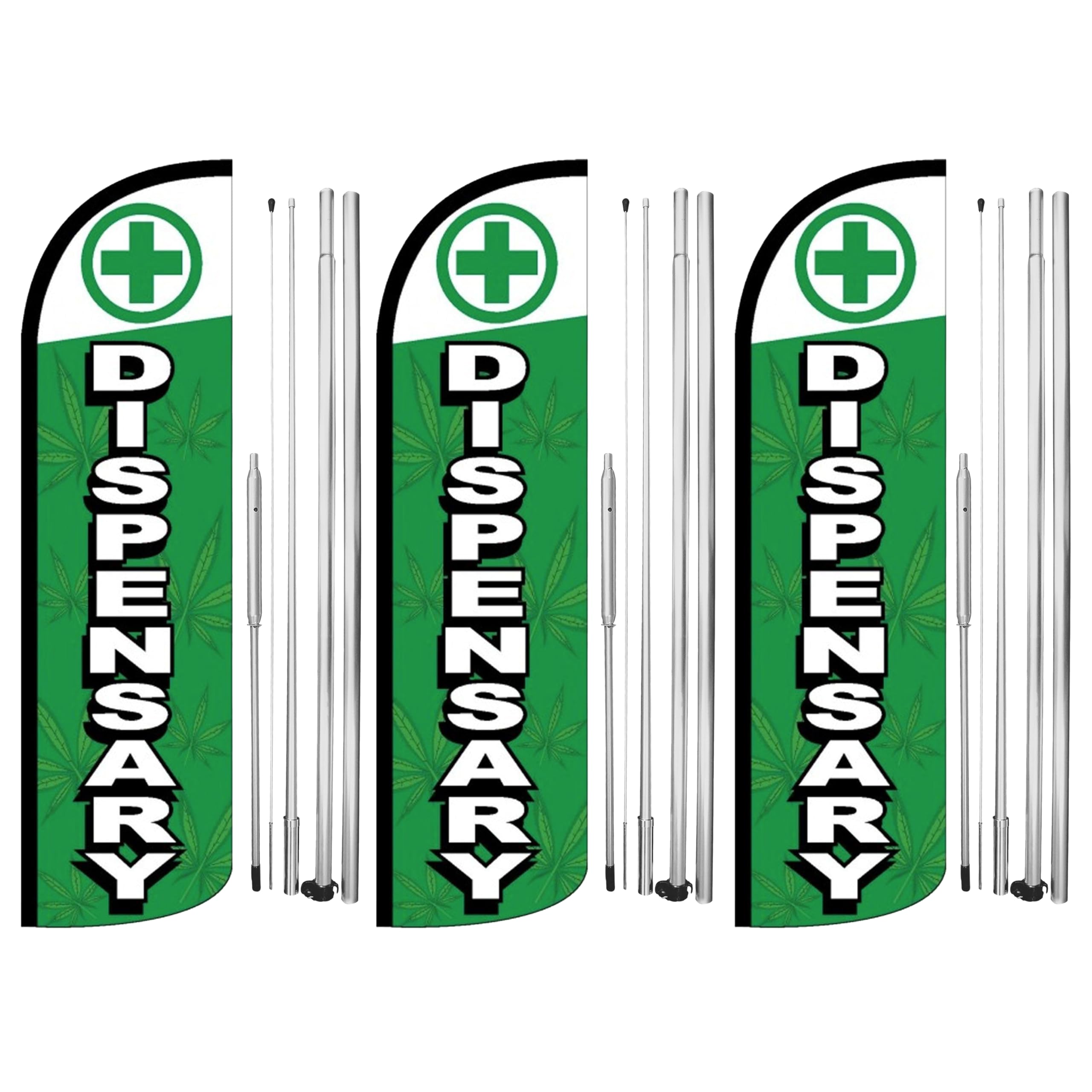Amazon.com : OnPoint Wares Dispensary Super Flag Sign With Complete ...