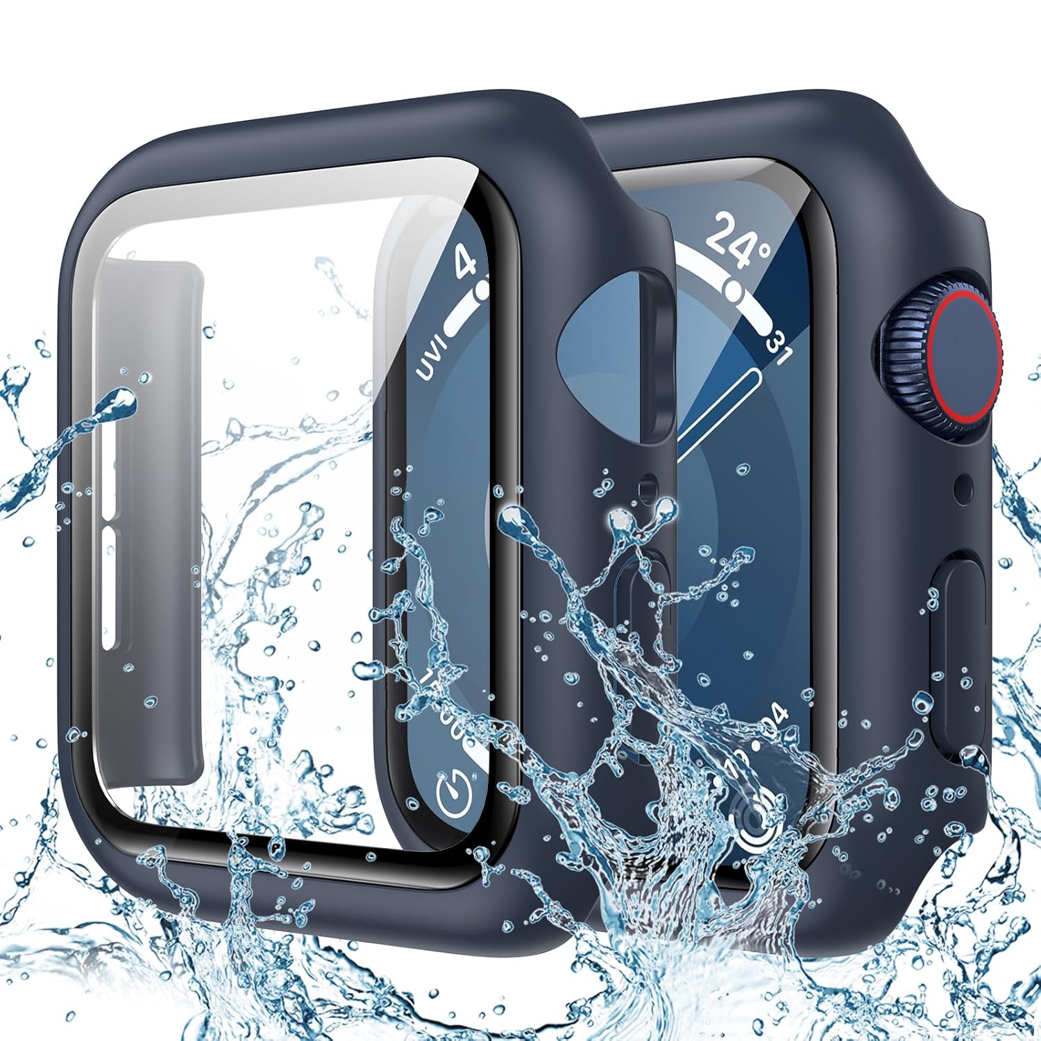 Goton Waterproof Case for Apple Watch 44mm SE (2nd Gen) Series 6 5 4 ...
