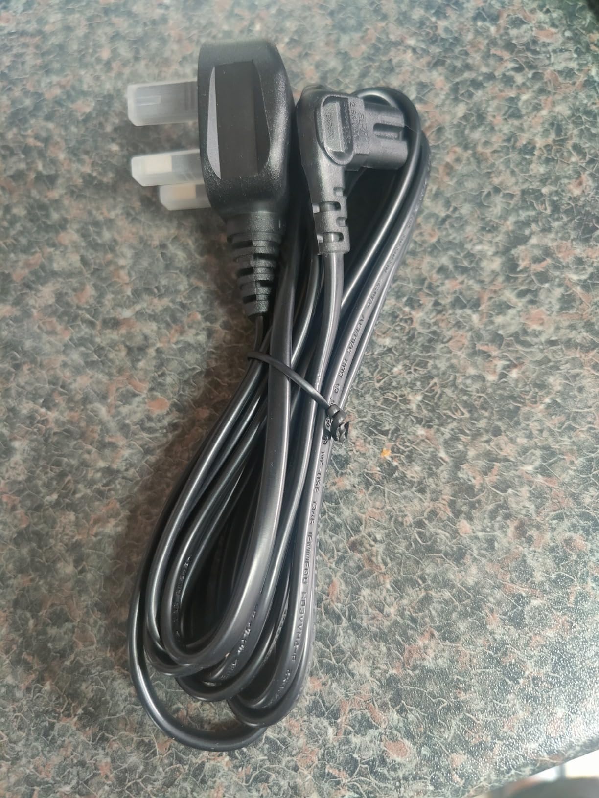 New Right Angle 3M Long Mains Power Cable For Samsung LED Flat TV - NEW ...