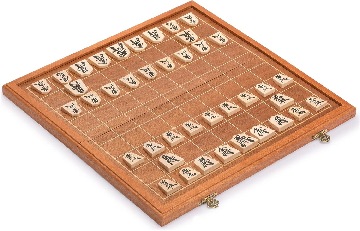 Amazon.com: Yellow Mountain Imports Folding Wooden Shogi Japanese Chess ...