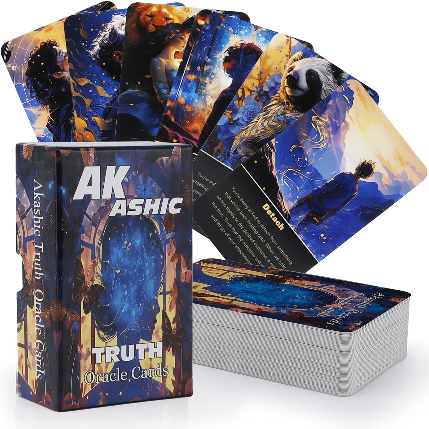 Amazon.com: Akashic Oracle Cards Deck, Oracle Cards for Beginners ...