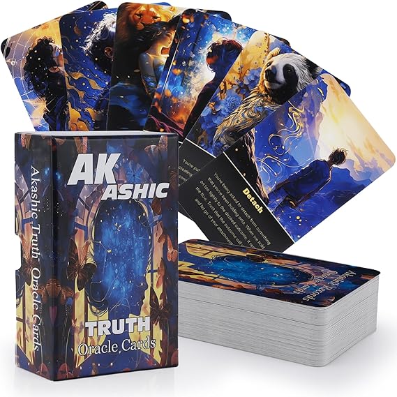 Amazon.com: Akashic Oracle Cards Deck, Oracle Cards for Beginners ...
