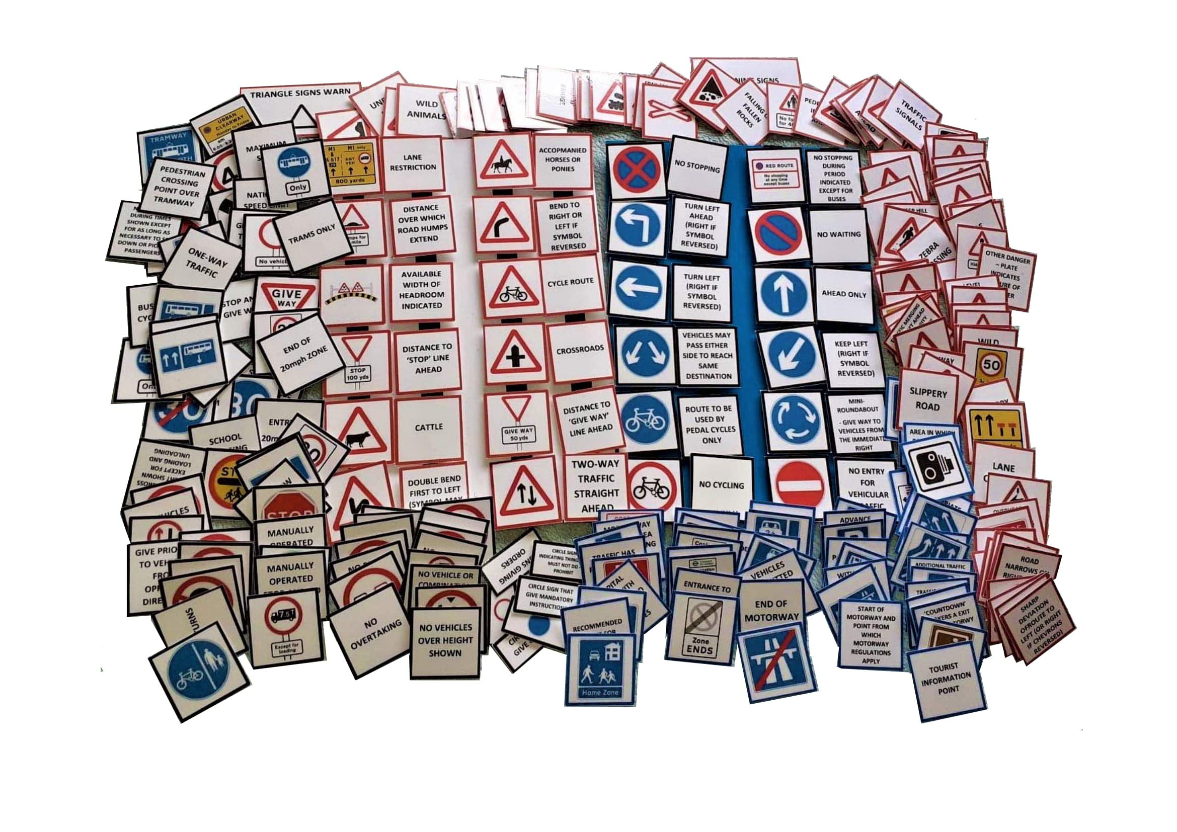 Buy Traffic Road Signs flashcards A Visual Learning/Teaching Aid, Role ...