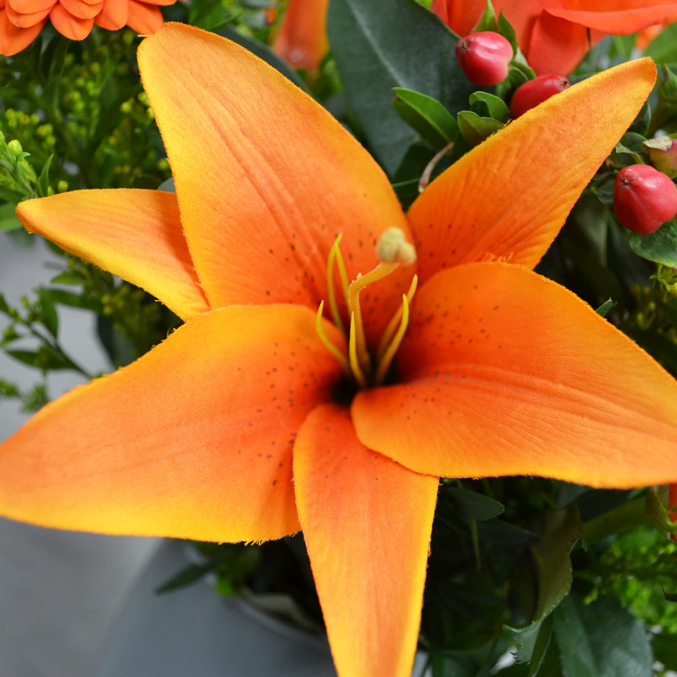 Orange Stargazer Lilies