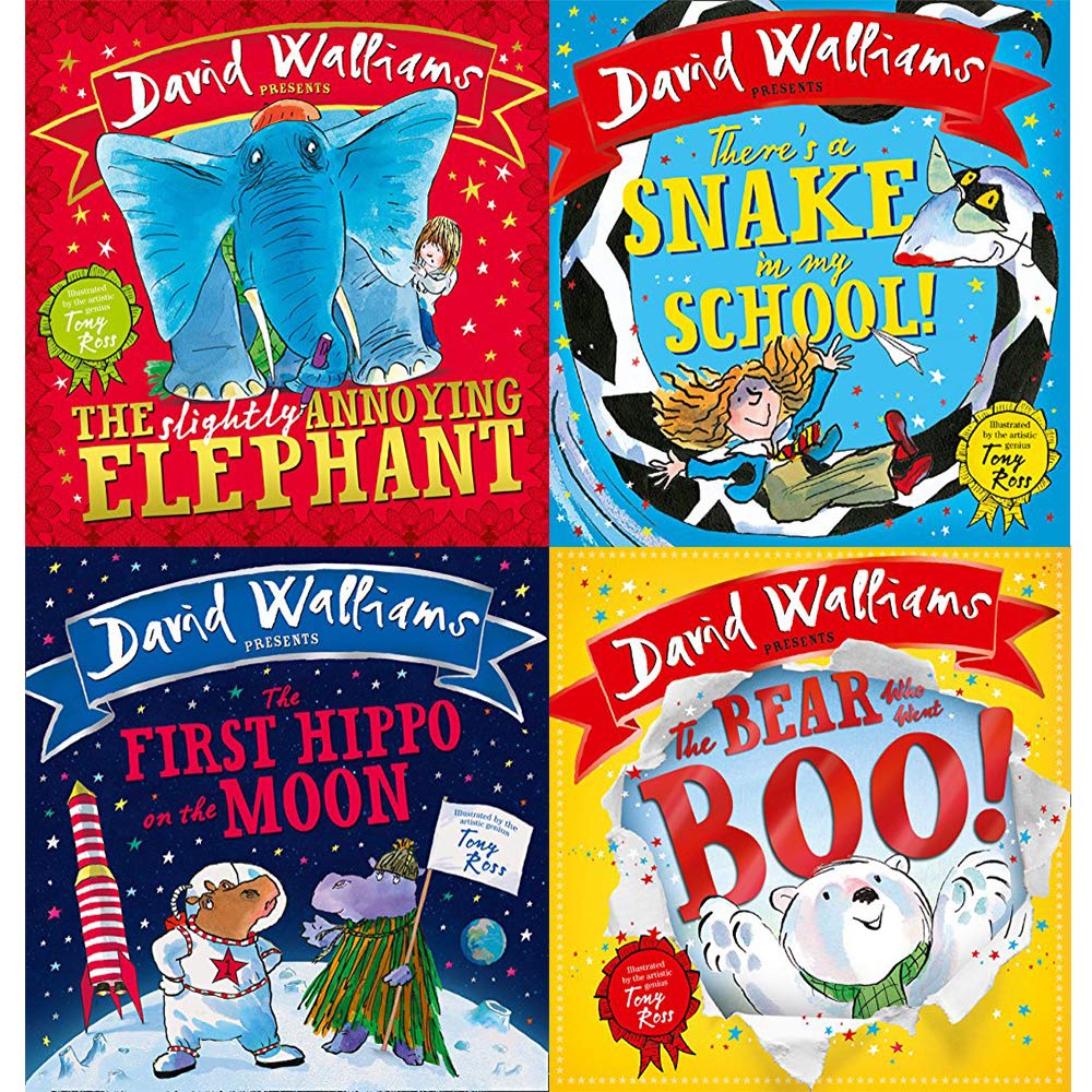 David Walliams Children Picture Book Collection 4 Books Illustrated by ...