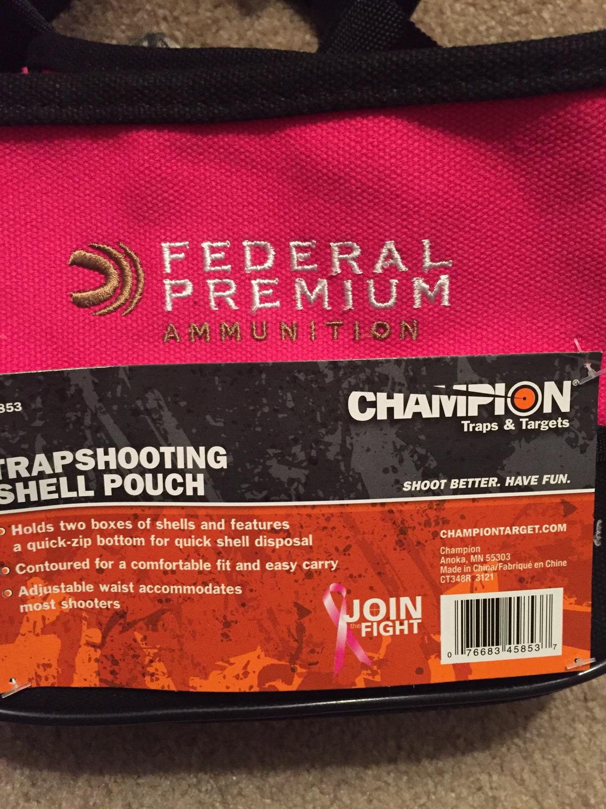 Amazon.com : Champion Traps and Targets, Double Shell Pouch Pink (45853 ...