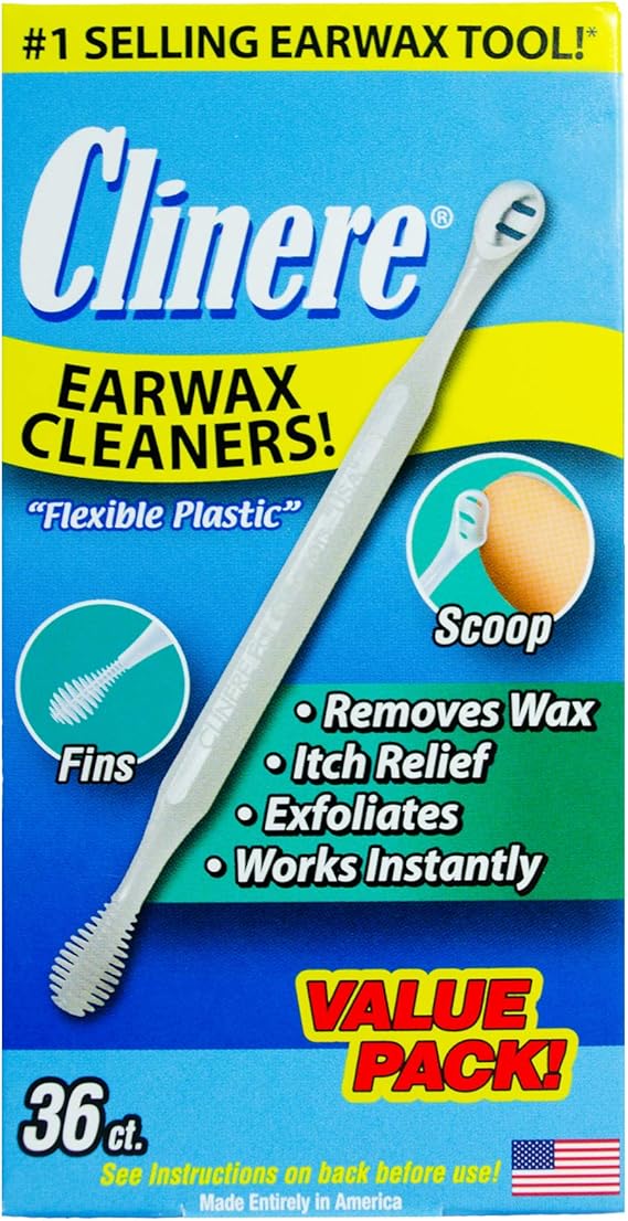 Amazon.com: Clinere® Ear Cleaners Club Value Pack, 36 Count Earwax ...