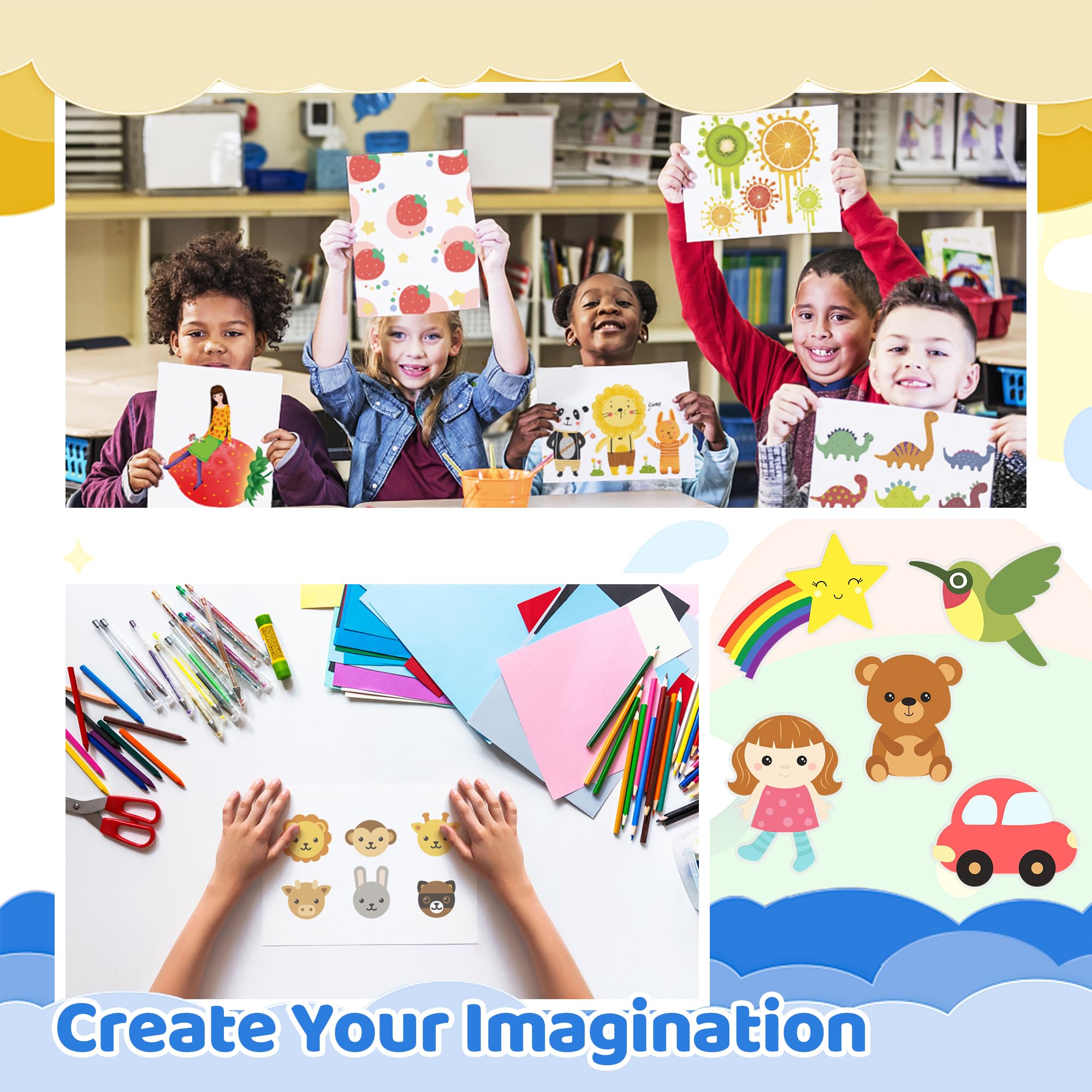 Snapklik.com : 15 Pieces Printable Shrink Film Sheets Printable Shrink ...