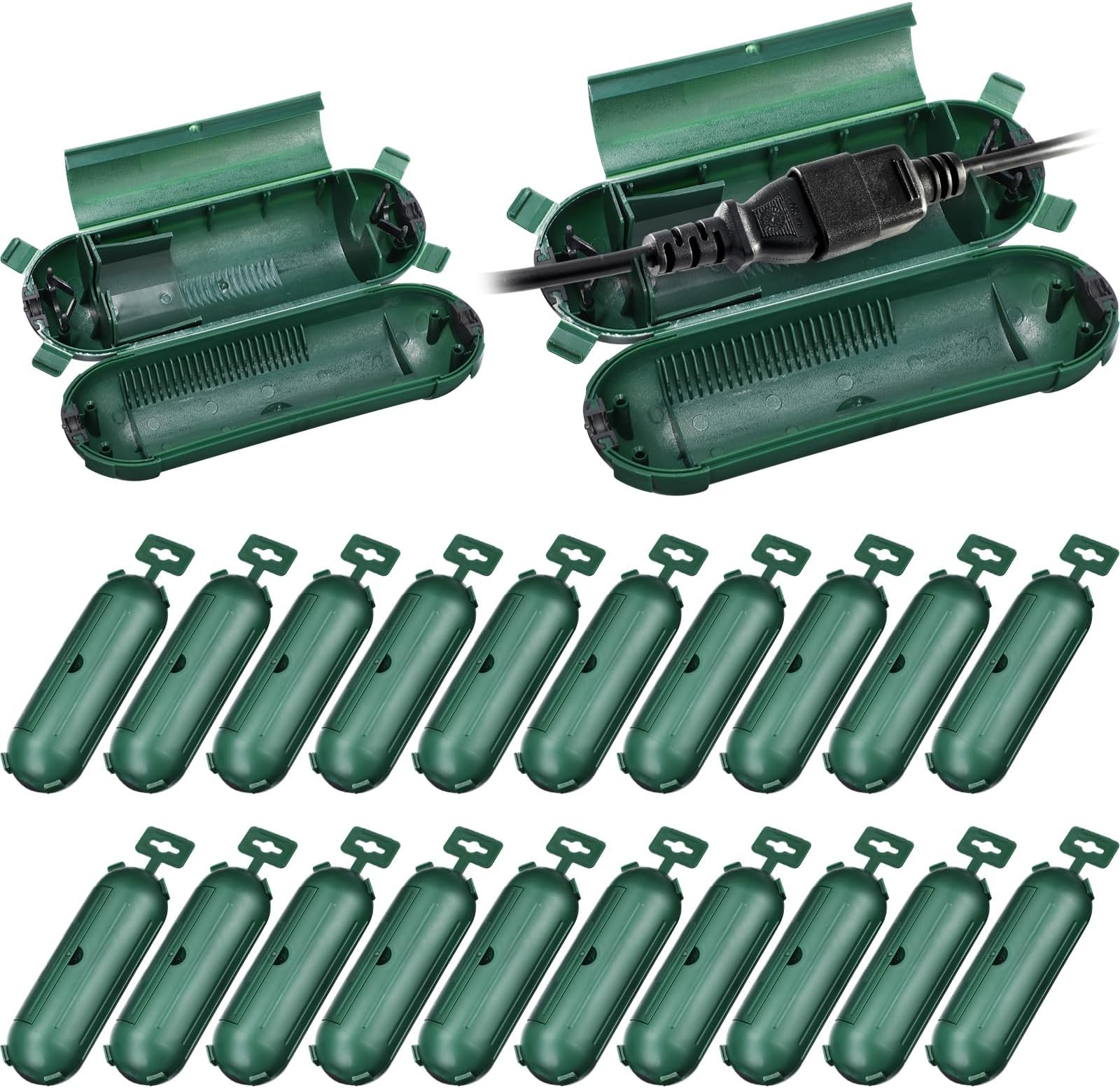 Amazon.com: Kanayu 20 Pcs Extension Cord Cover Safety Waterproof Plug ...