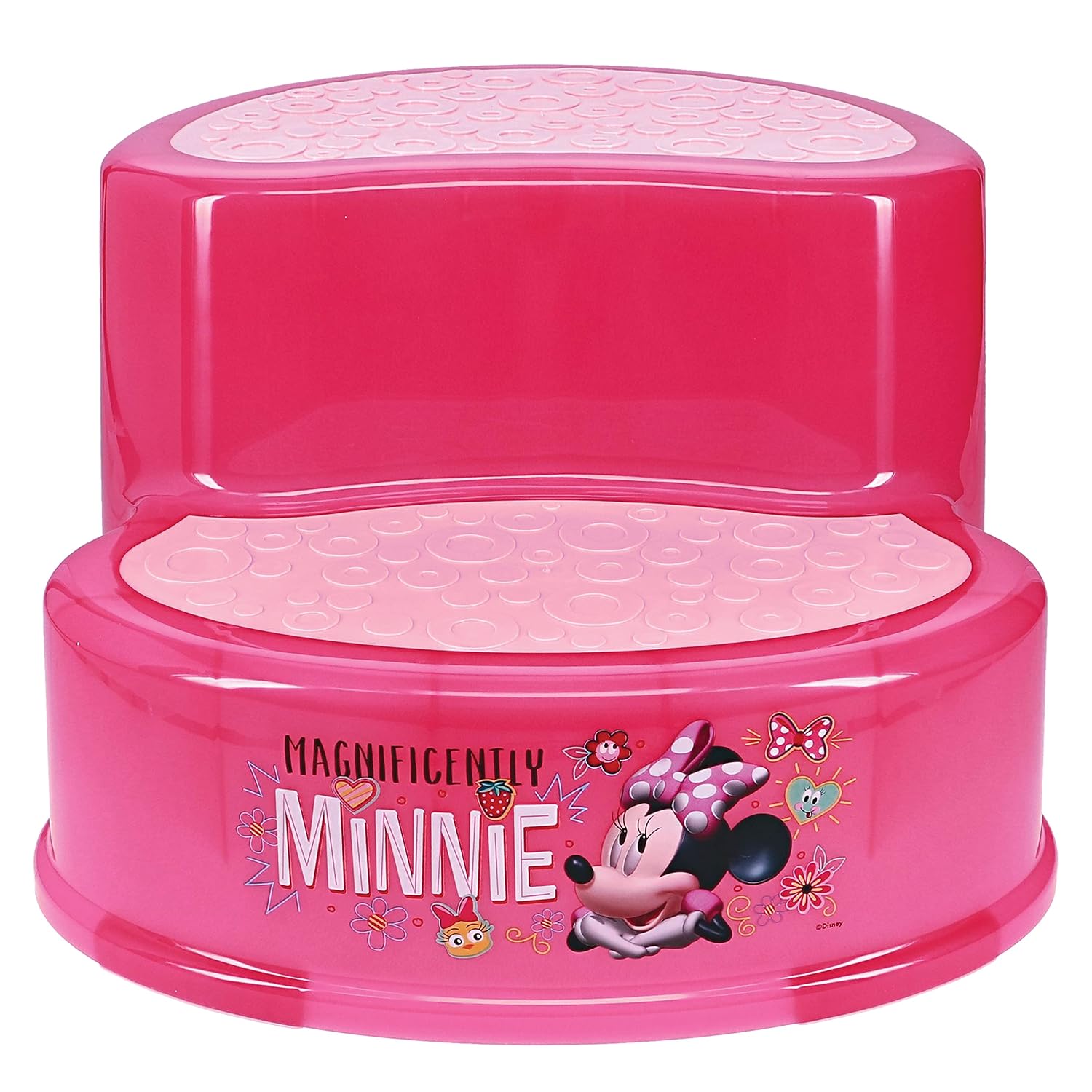 Amazon.com : Disney Minnie Mouse 2-Tier Step Stool, Pink : Baby