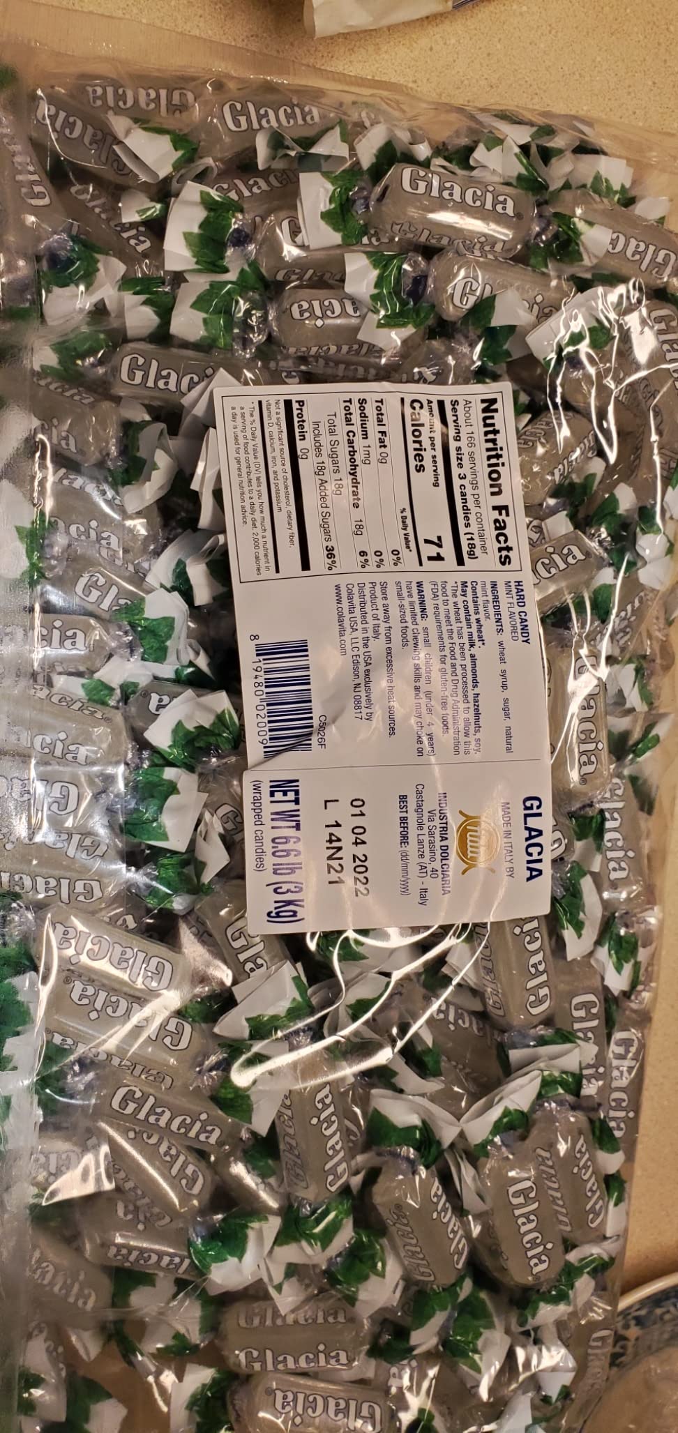 Amazon.com : Fida Italian Hard Candy - Glacia Mints Bulk : Everything Else