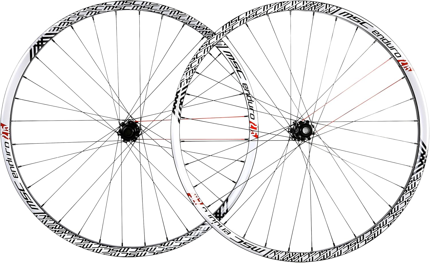 Amazon.com : MSC MSC – Set of Wheels Enduro 27.5 – F: 15 x 100 R: 12 x ...