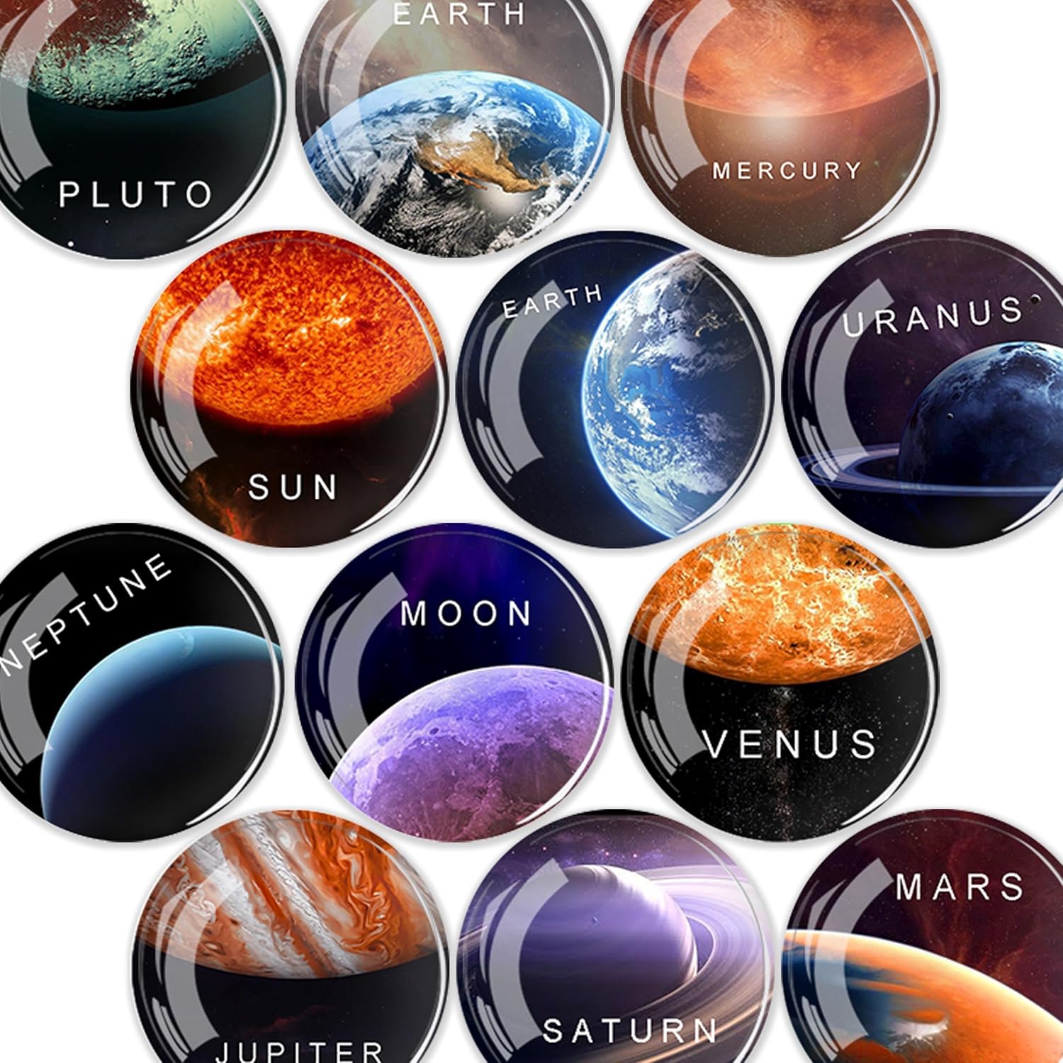 JJ PRIME - 12 Pcs Fridge Magnets | Round Fridge Magnet | Mini Fridge ...