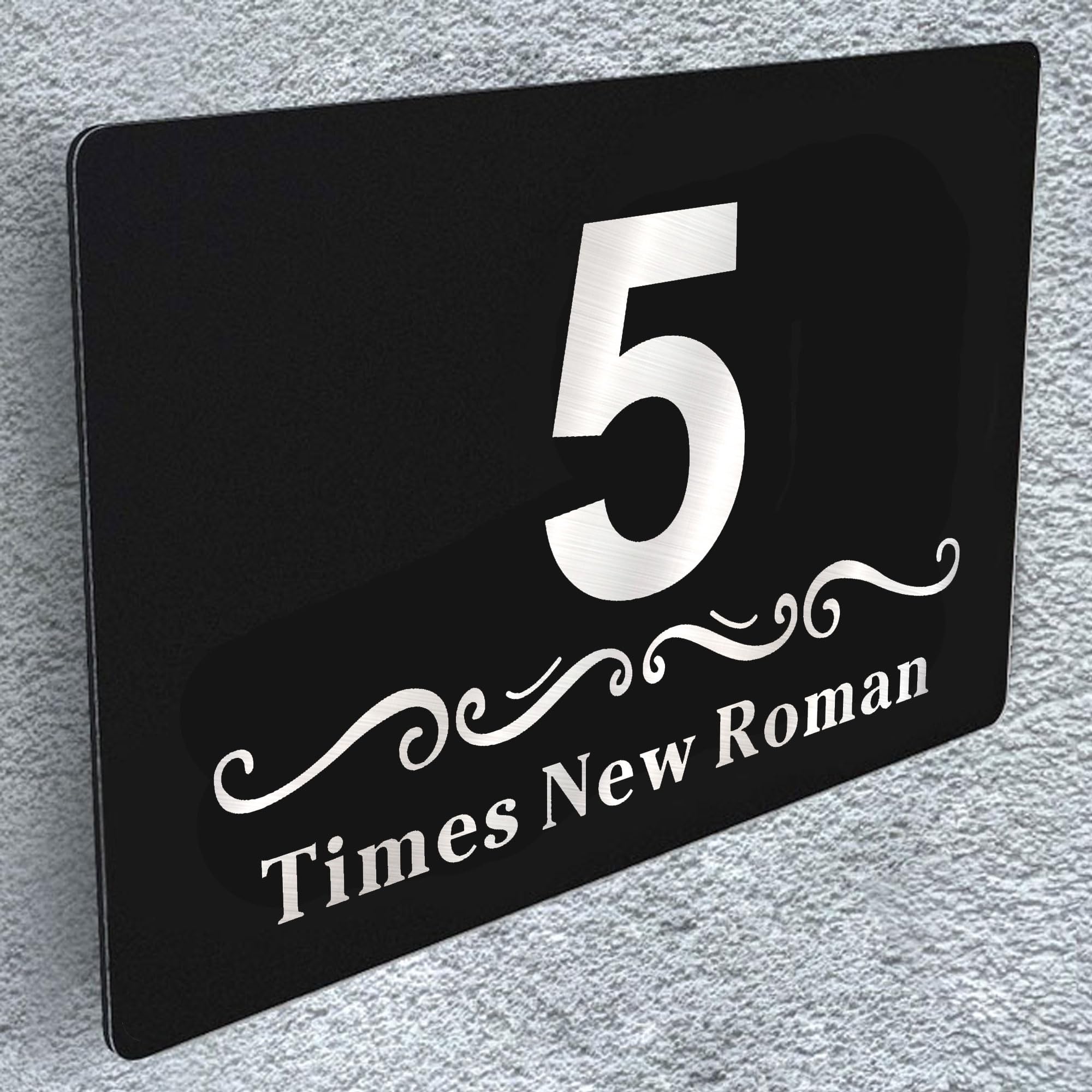 House Signs Door Number Plaques for Wall Personalised Front Door Signs ...
