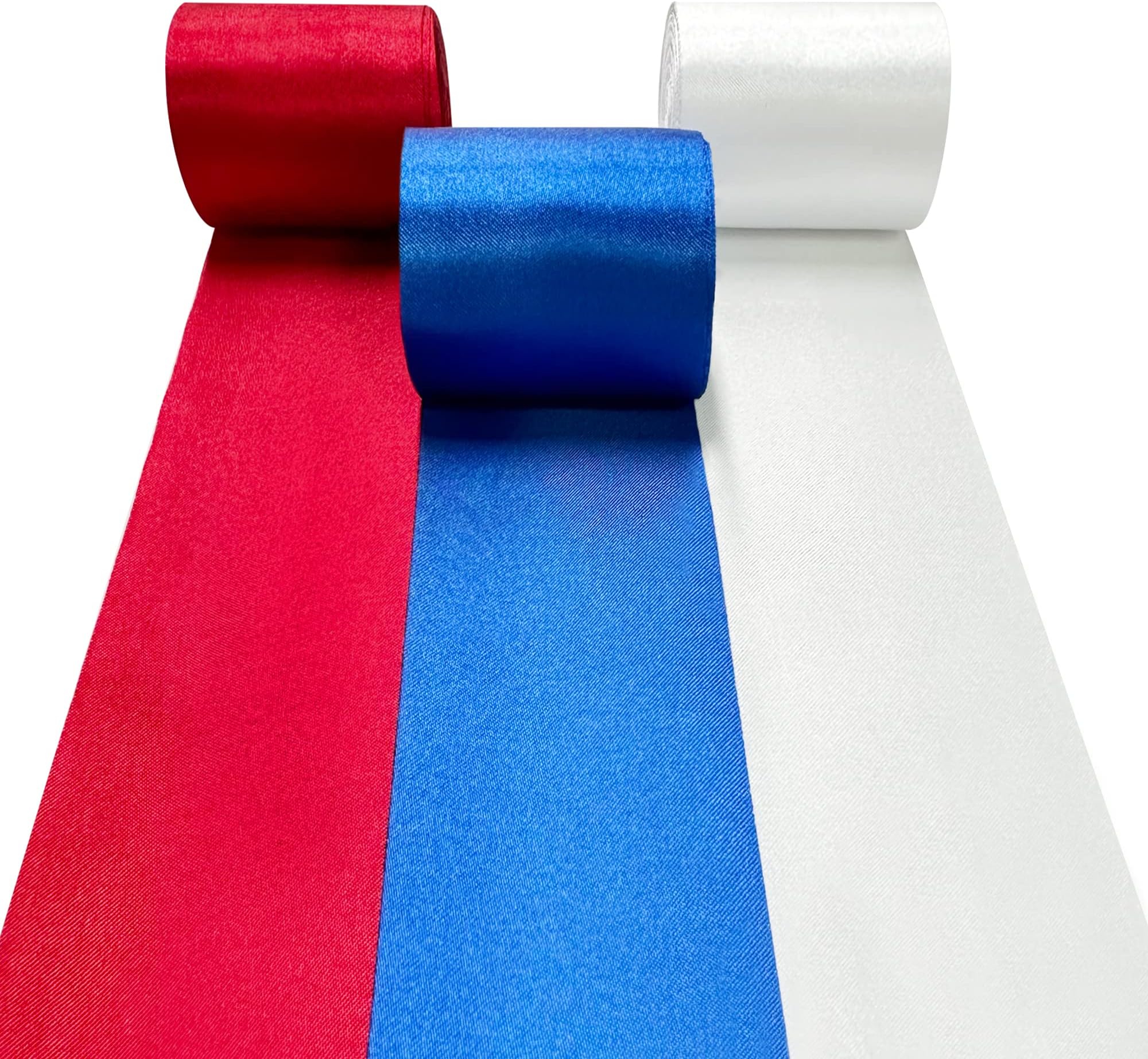 Amazon.com: The Dreidel Company American Flag Ribbon Red White and Blue ...