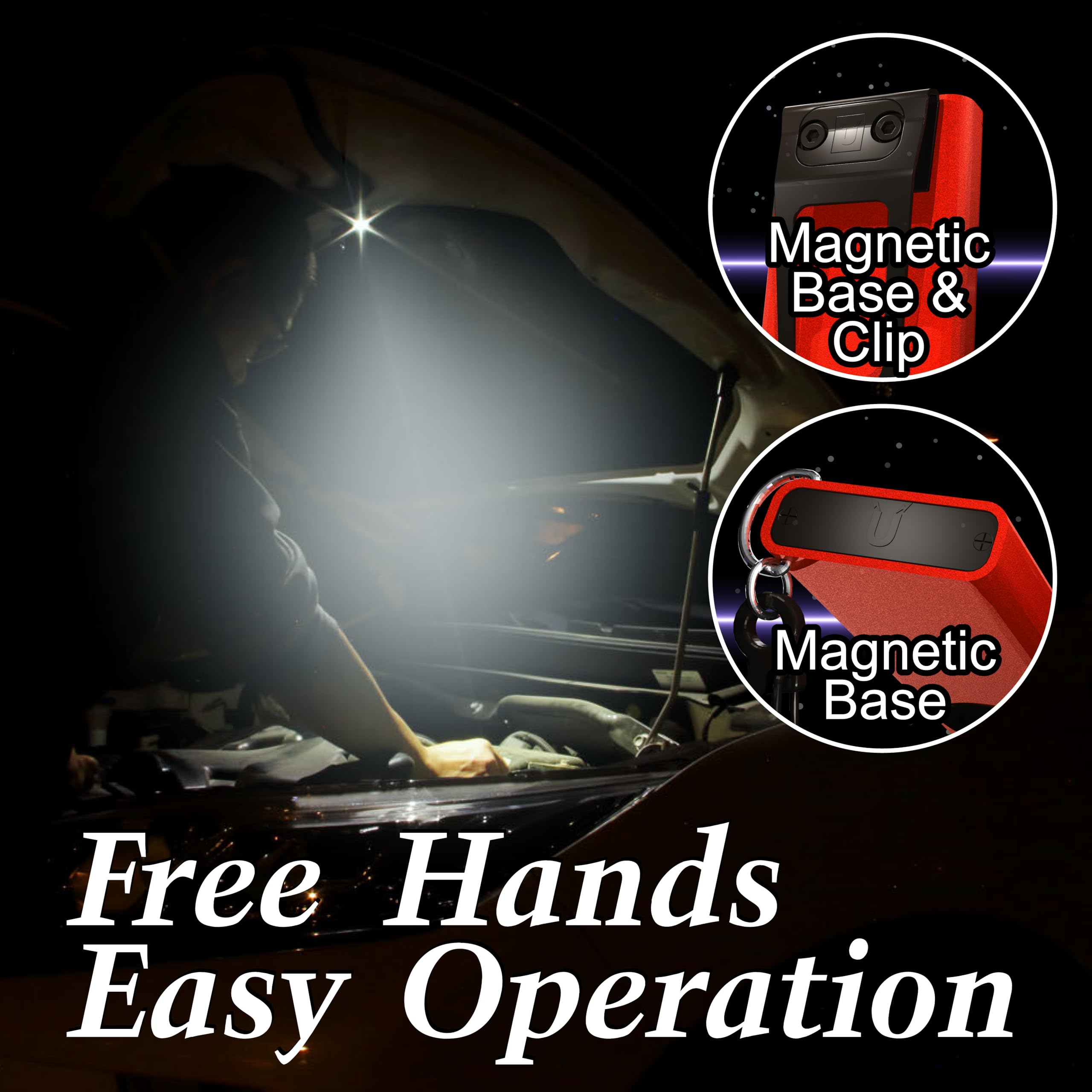 Snapklik.com : HAUTMEC Mini Led EDC Flashlight Rechargeable 5 Modes ...