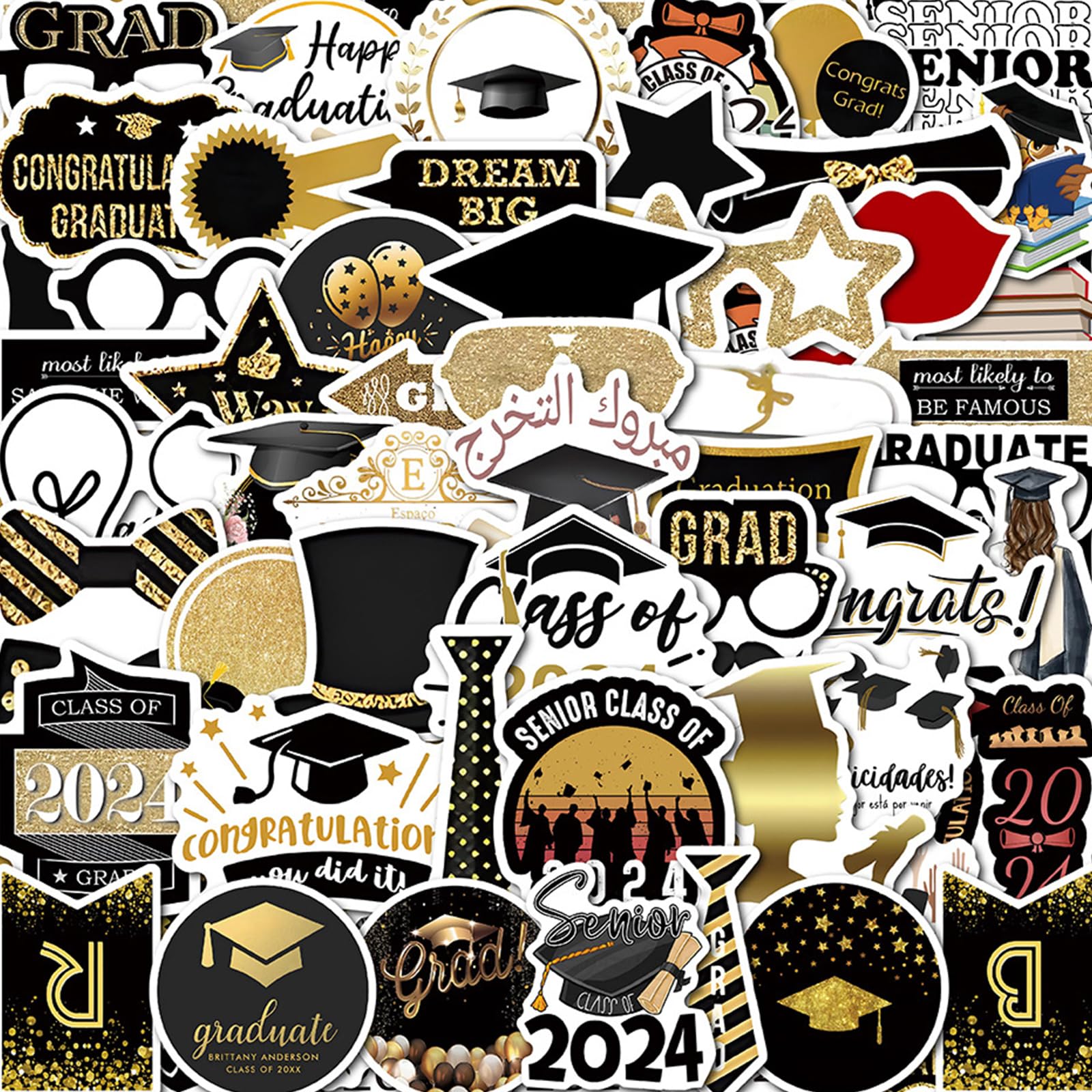 Amazon.com: Graduation Decorations Class of 2024 102 PCS Graduation ...