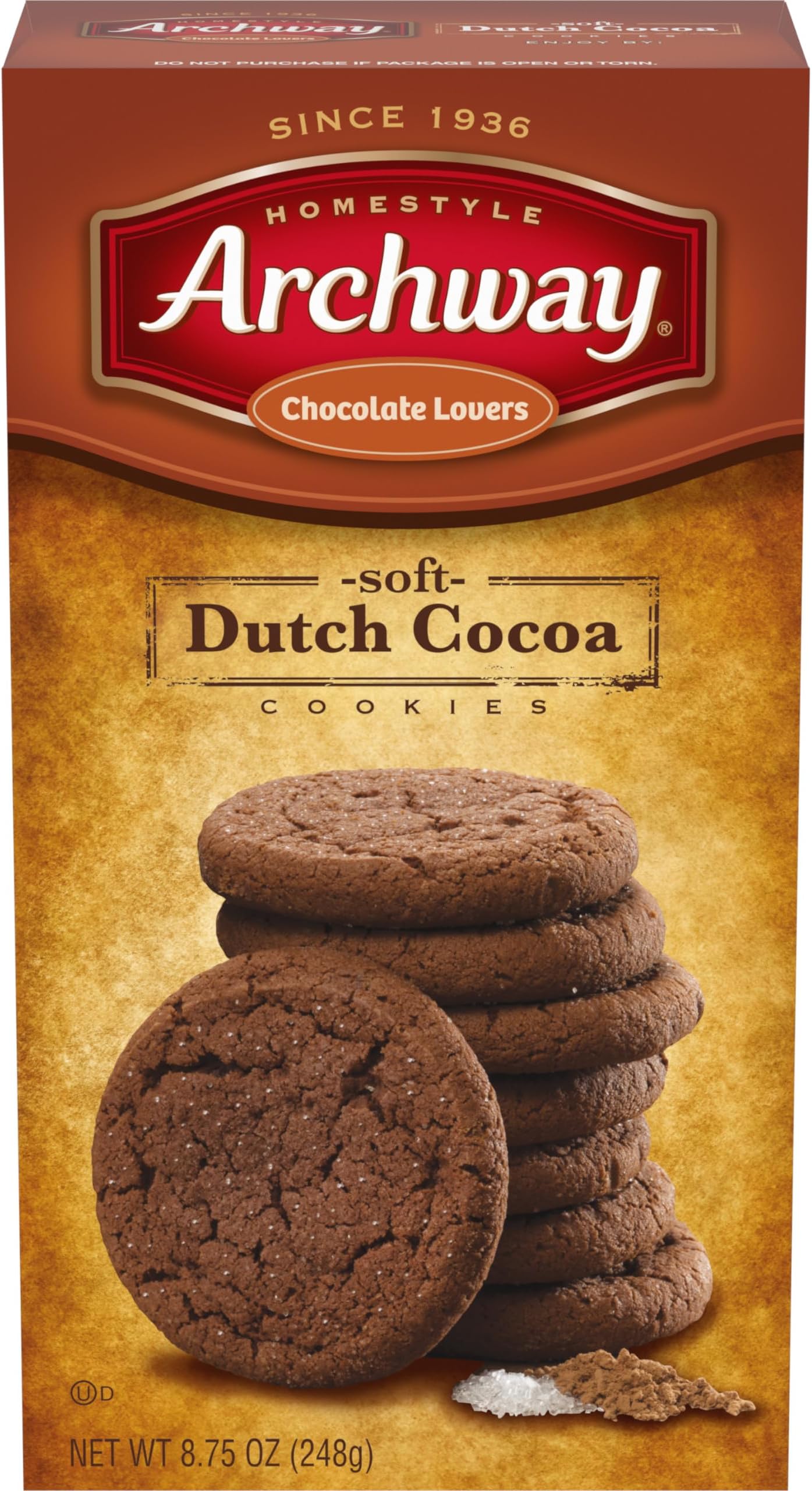 Amazon.com: Archway Cookies, Soft Dutch Cocoa Cookies, 8.75 Oz (Pack of ...